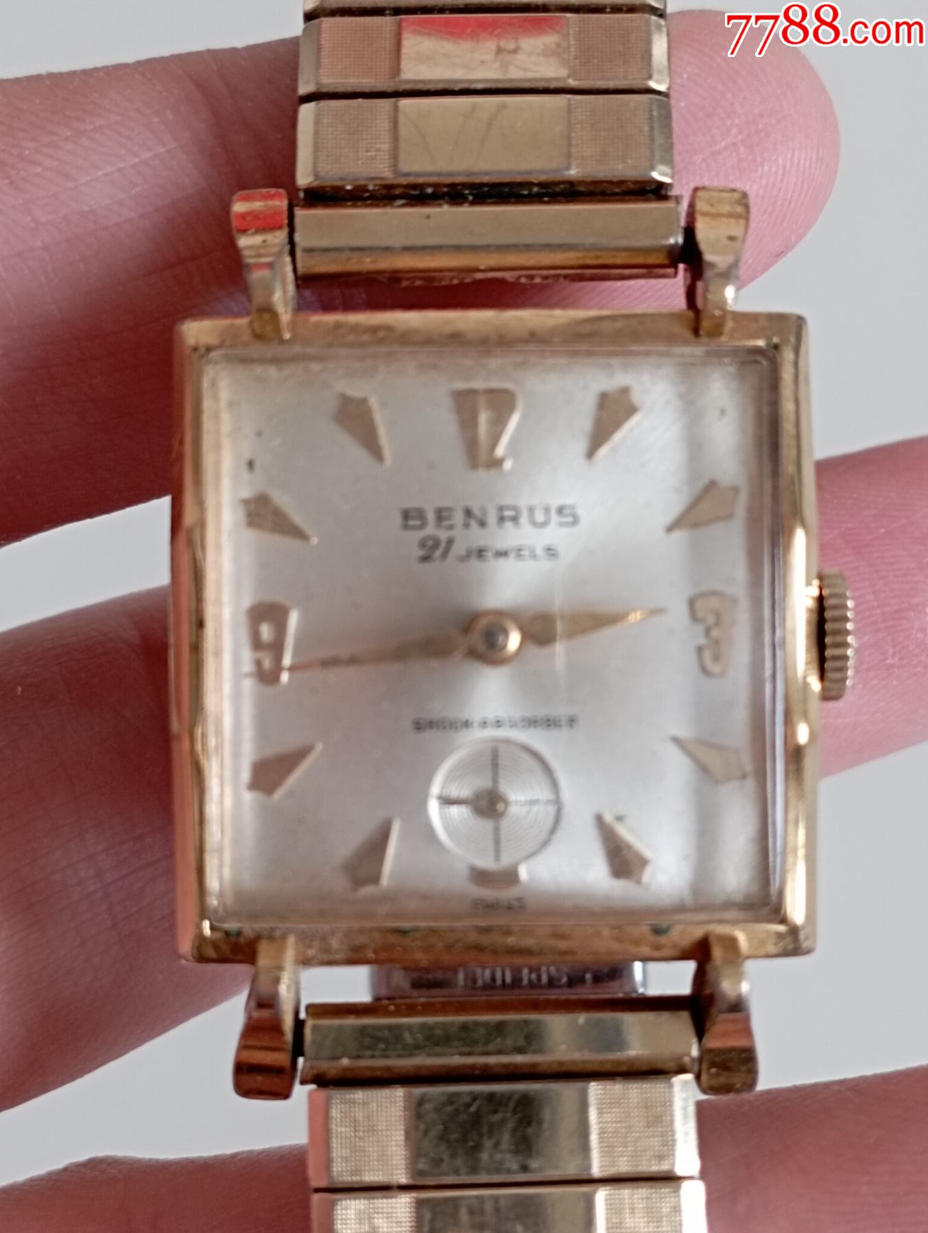 benrus贝罗斯男士10k手动机械表21钻-价格:998元-se91216304-手表/腕表-零售-7788收藏__收藏热线