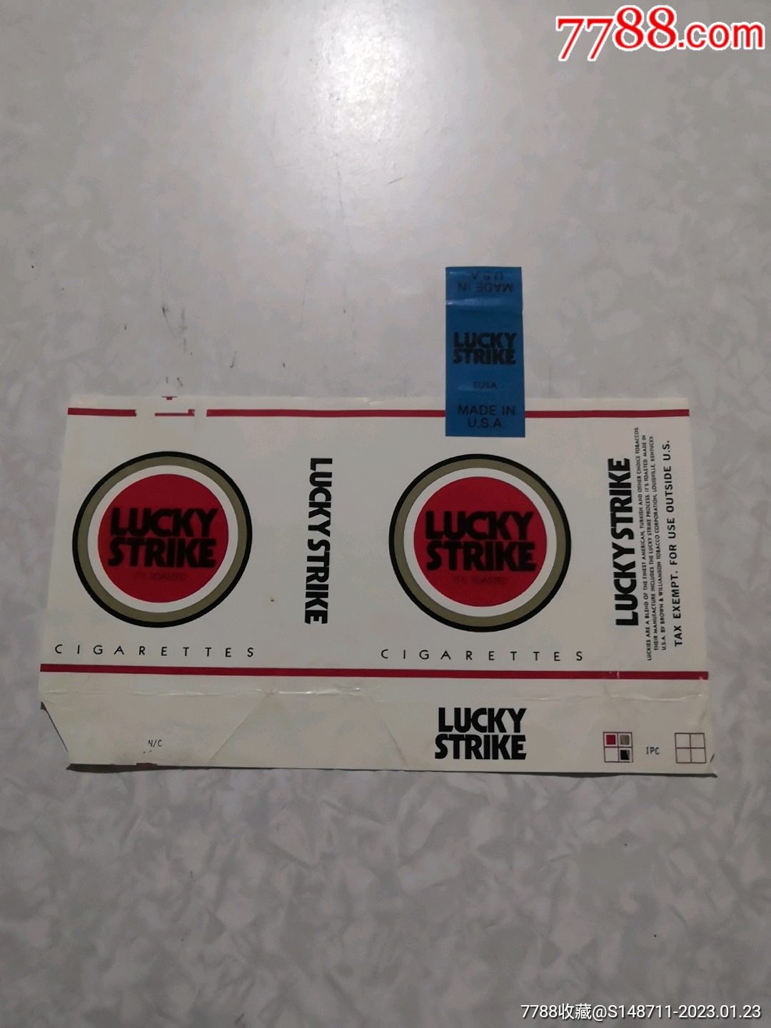 《LUCKY-STRIKE》混合型香烟-价格:3元-se91599500-烟标/烟盒-零售-7788收藏__收藏热线