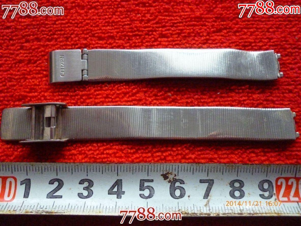 日本【西铁城】12MM\【包银】的折叠古董女士表带一条！【漂亮美品】-价格:98元-se91881739-表带/表链-零售-7788收藏__收藏热线