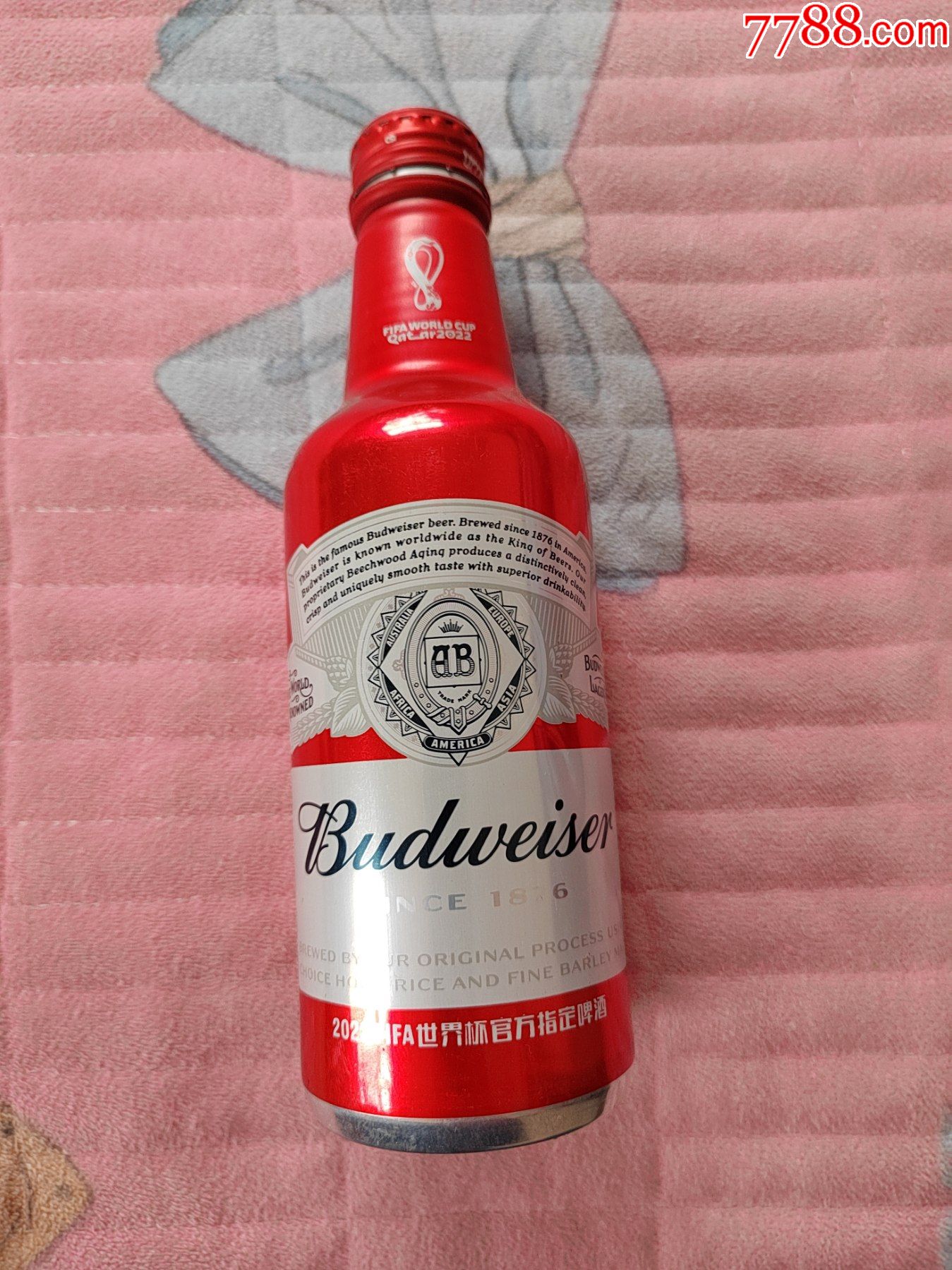 百威啤酒铝瓶---旋开盖的---330ML---9.7度-价格:5元-se91929900-酒标-零售-7788收藏__收藏热线