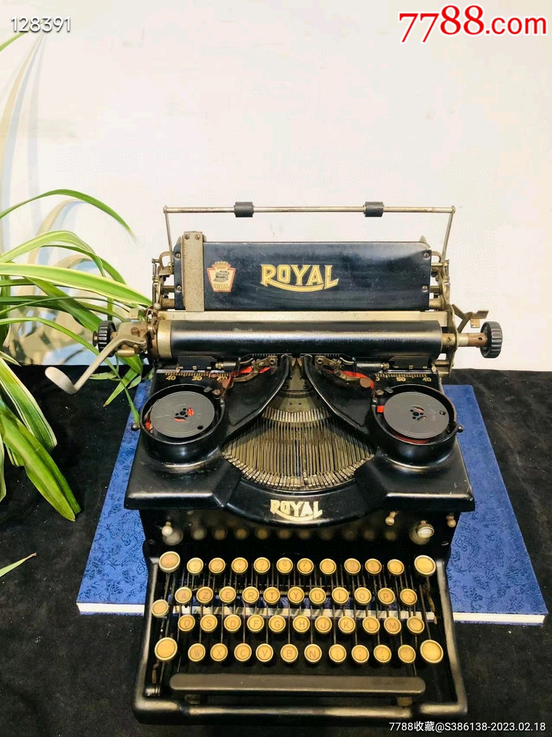 民国时期美国1920年皇家牌打字机ROYAL古董打字机主体为金属材质，做工厚-价格:5200元-se92029510-打字机-零售-7788 ...