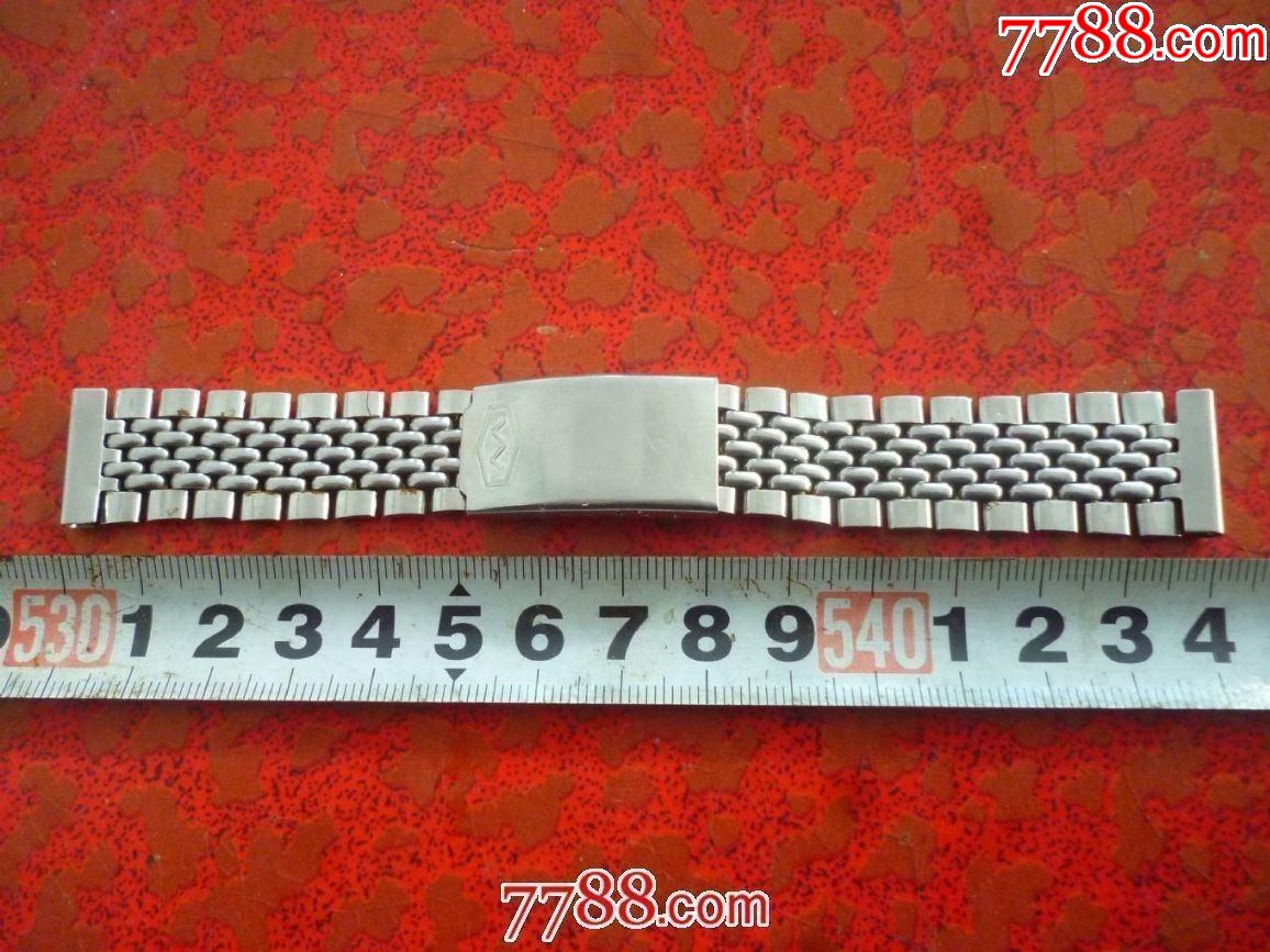经典怀旧！广州散珠不锈钢【明珠专用\18MM】男士古董老表带一条！【12】-价格:28元-se92236338-表带/表链-零售-7788收藏__收藏热线