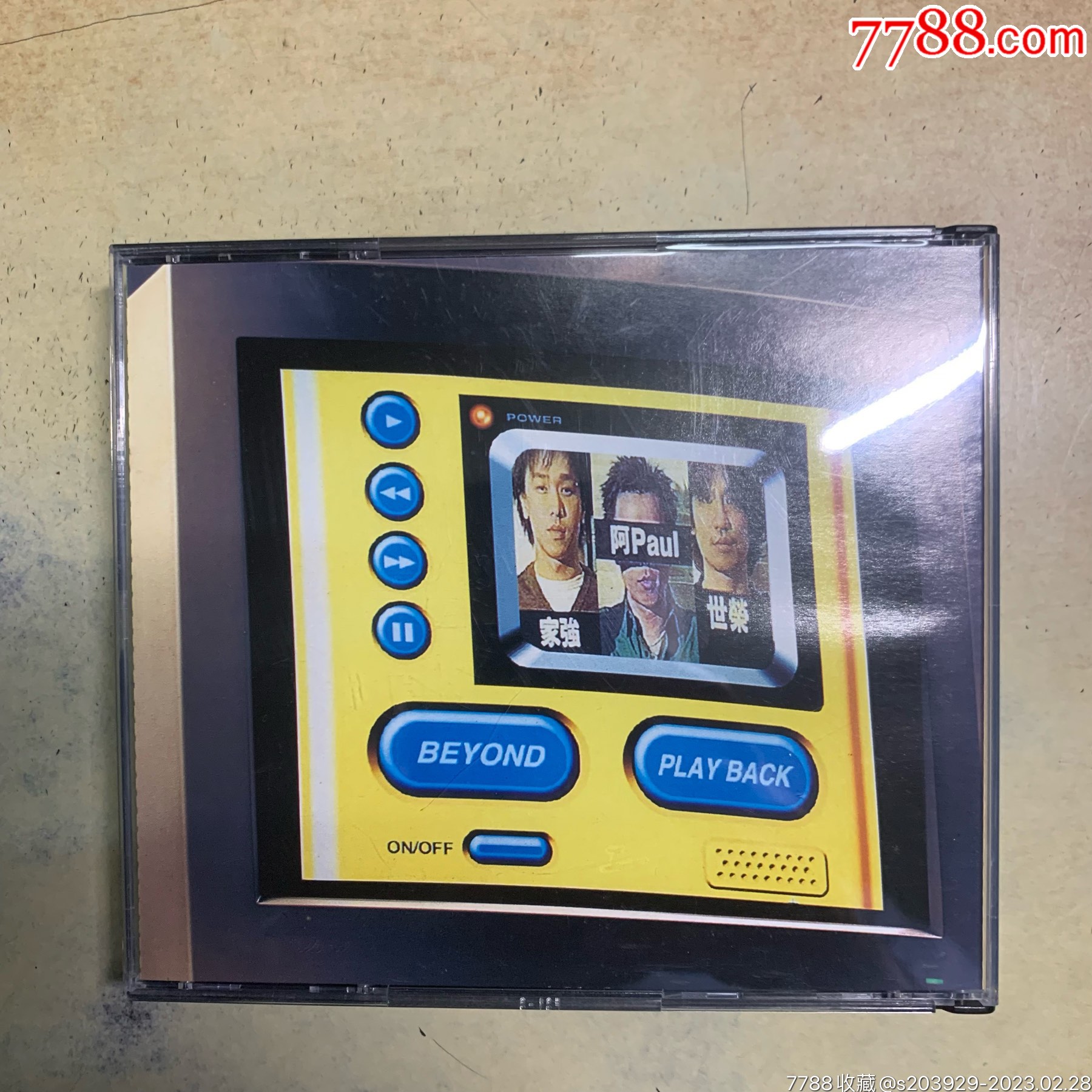 《BEYOND—playback》双碟、港旧版_音乐CD_沙沙黑胶店【7788收藏__收藏热线】