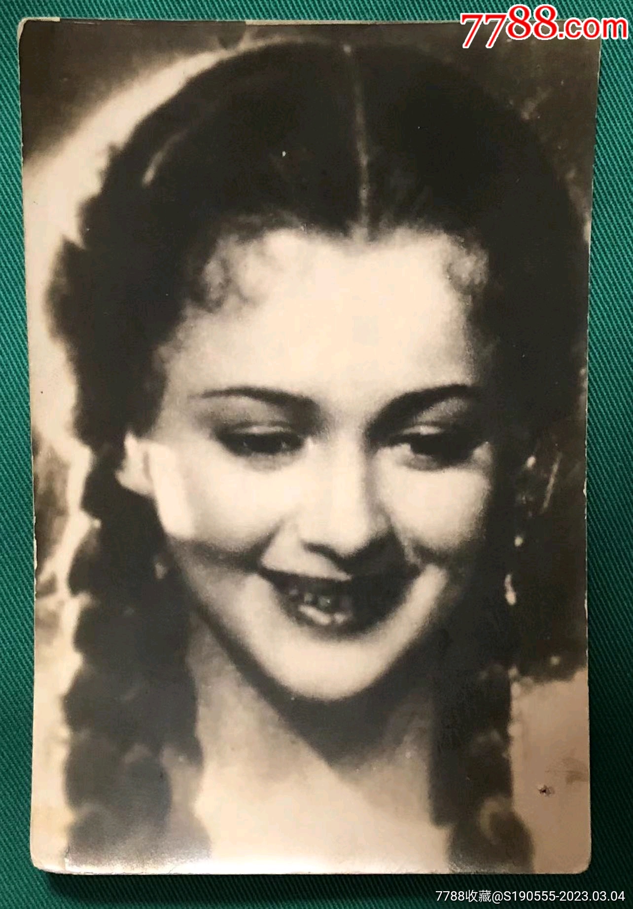 民国时期著名美国影星奥莉薇·黛·哈佛兰老照片一枚-价格:350元-se92357045-老照片-零售-7788收藏__收藏热线