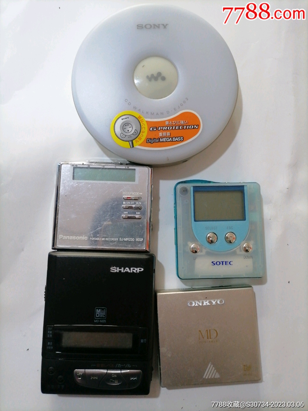 索尼松下夏普索泰安桥MD机_随身听/mp3_长歌行【7788收藏__收藏热线】