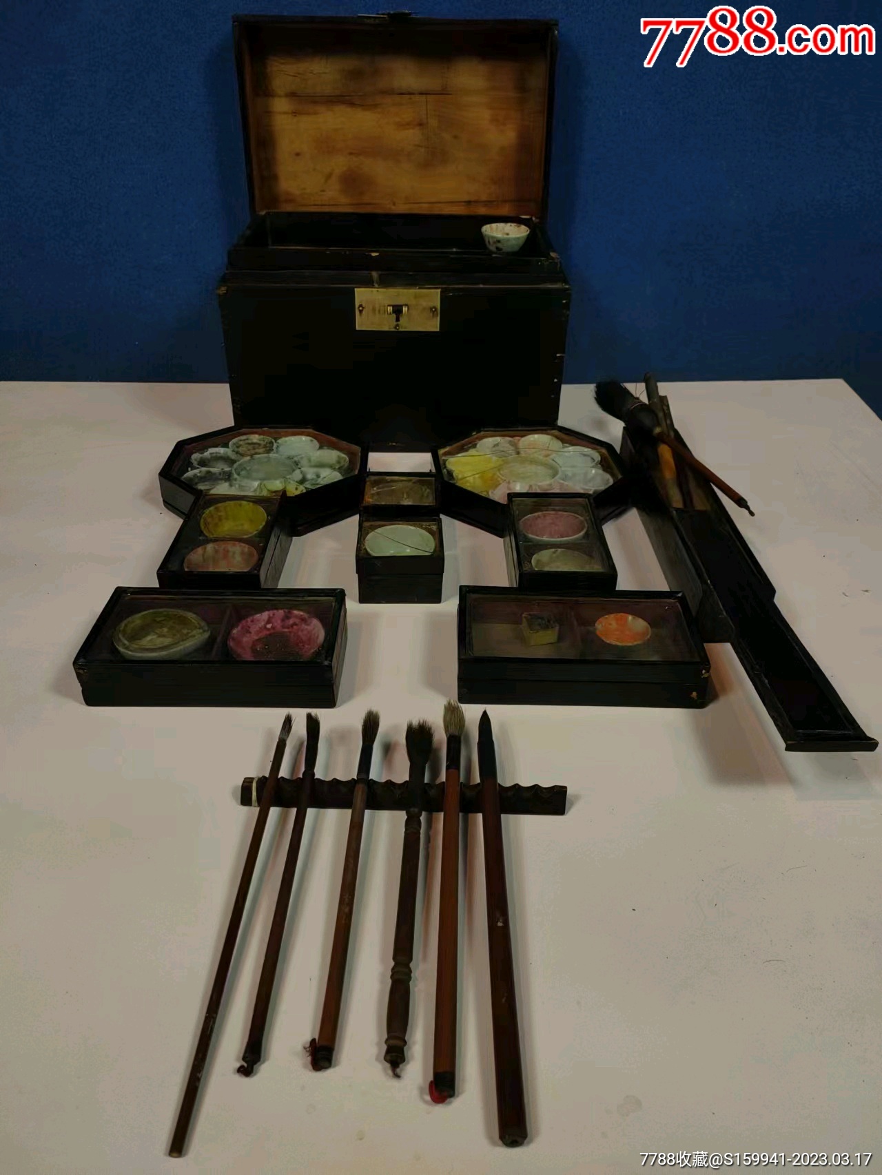 清代大画家用的文房用品一套保存至今实属不易-价格:5300元-se92671458-其他收藏品-零售-7788收藏__收藏热线