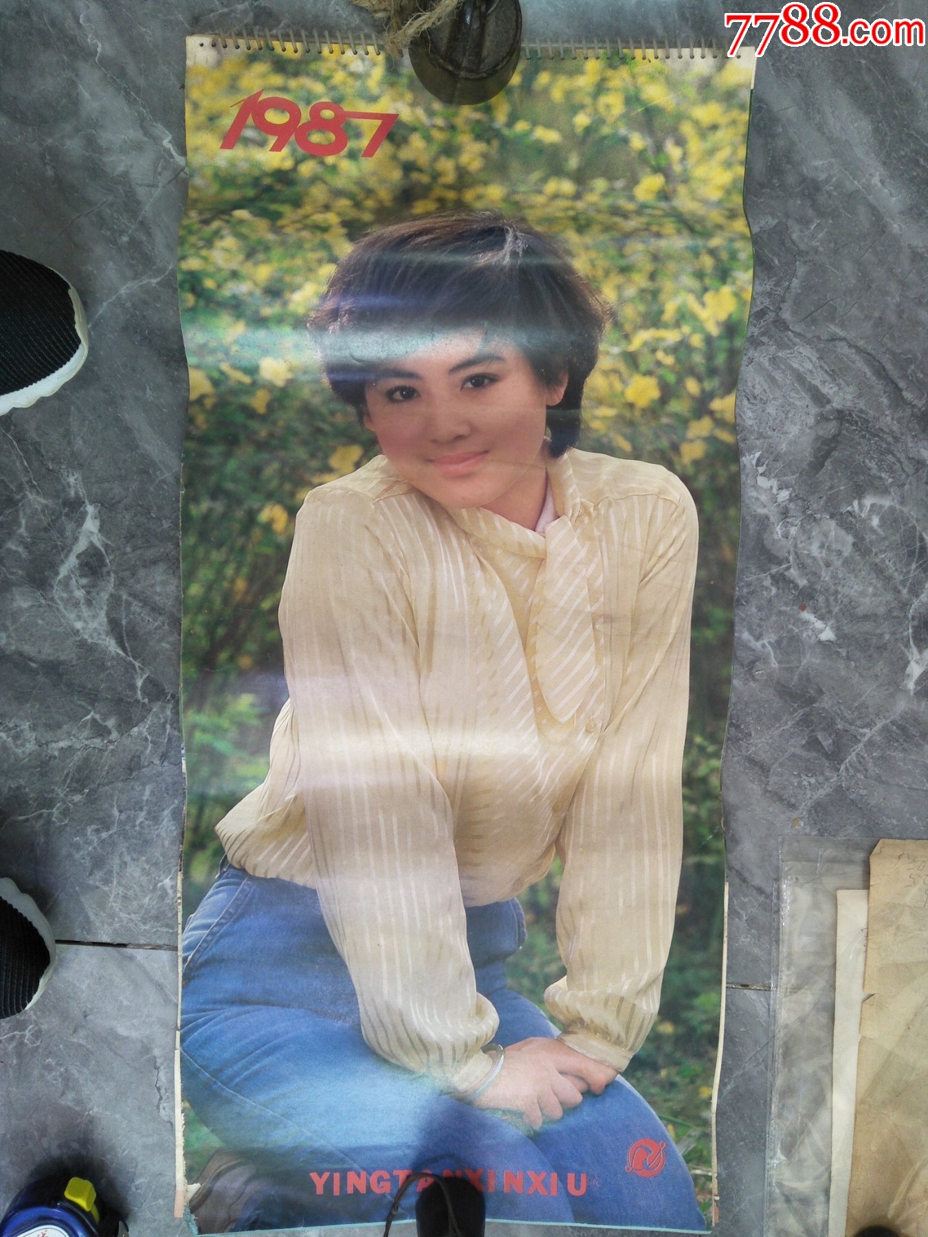 1987年美女挂历YINGTANXINXIU-价格:40元-se92943755-挂历/台历-零售-7788收藏__收藏热线