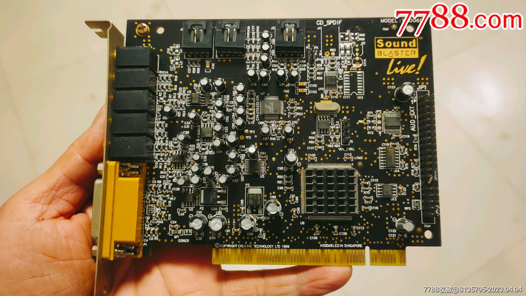 马来西亚产sound5.1声卡SB0060成色很好独立声卡电脑声卡-价格:50元-se93078983-电脑硬件-零售-7788收藏__收藏热线