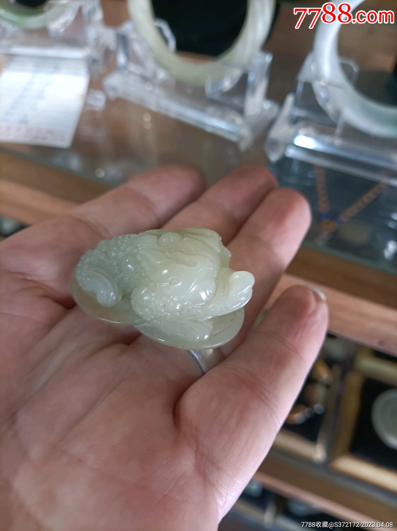 金蟾吊坠-价格:500元-se93154123-和田玉-零售-7788收藏__收藏热线