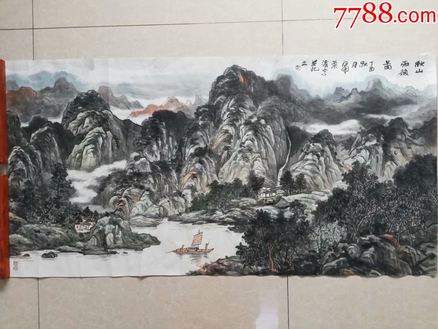 （终身保真）叶浓68x136cm-价格:7800元-se93276043-山水国画原作-零售-7788收藏__收藏热线