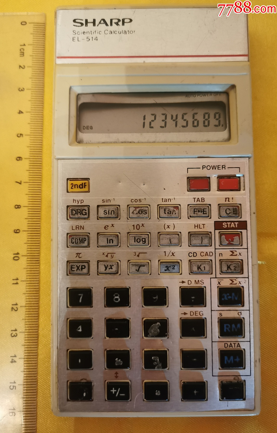 夏普SHARPEL-514（早期函数型）-价格:45元-se93537505-计算器-零售-7788收藏__收藏热线