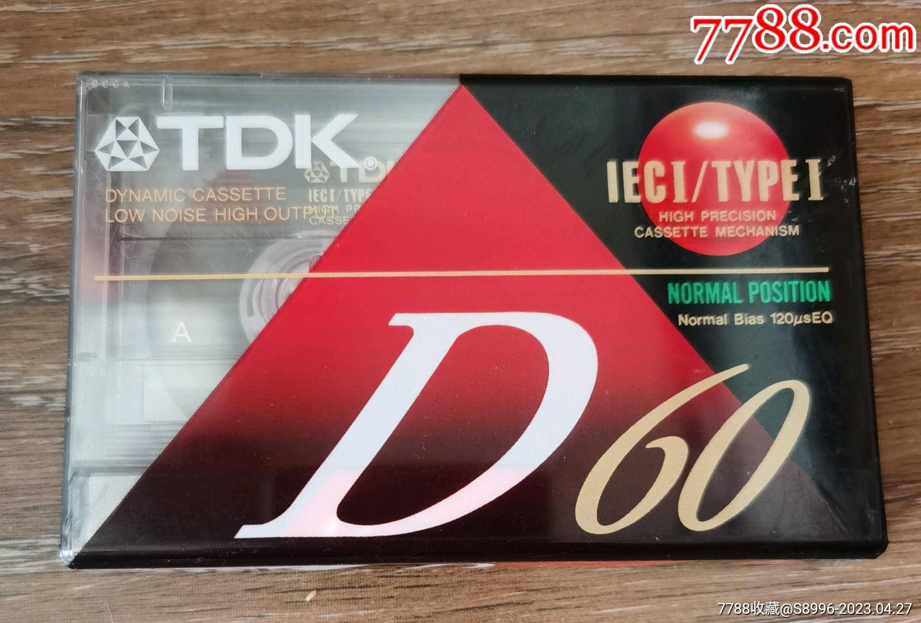 (原装未开封)日本TDK---D60空白卡式录音磁带_磁带/卡带_作品欣赏_收藏价值_7788字画网
