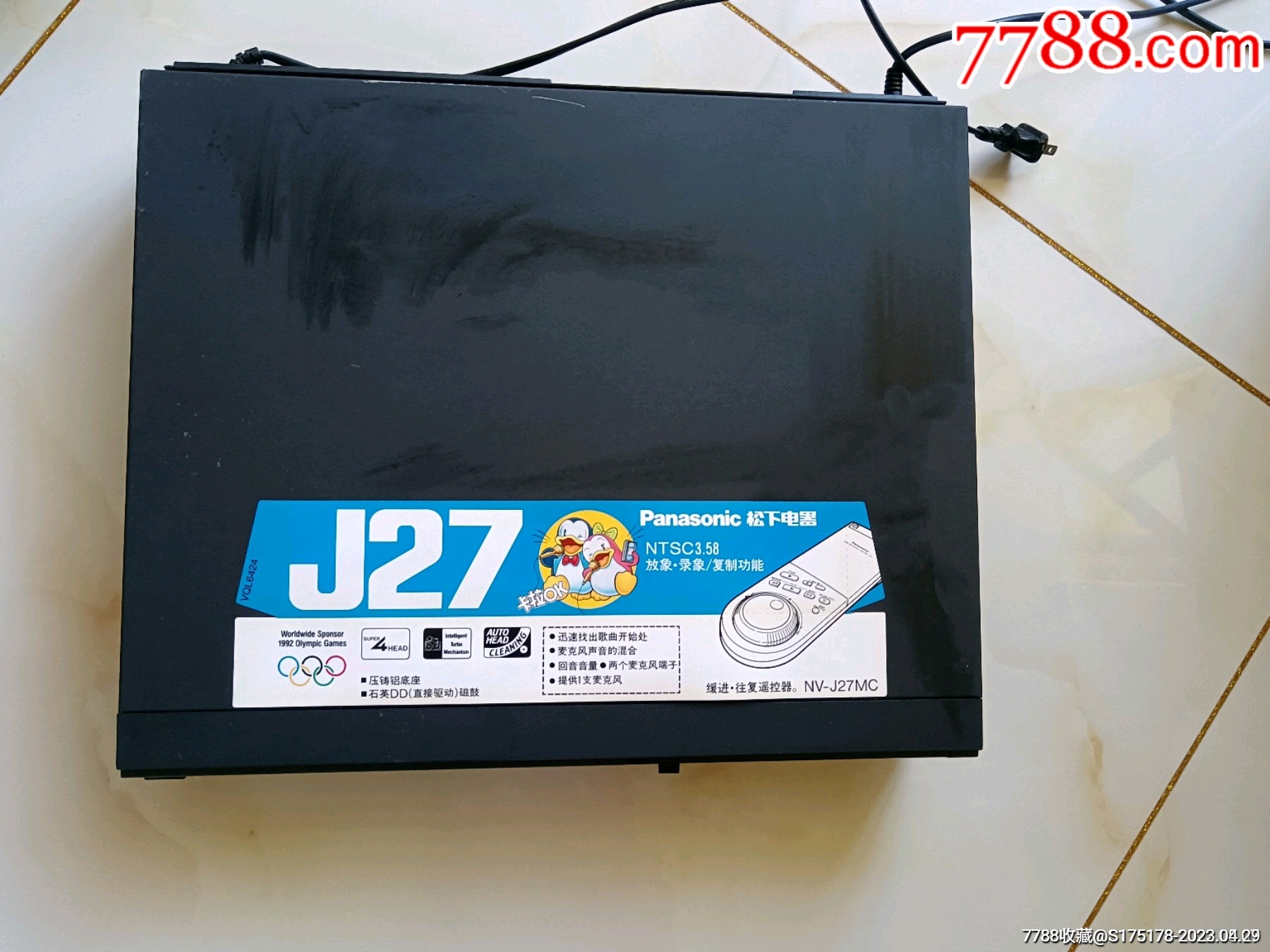 松下J27录像机-价格:120元-se93586151-录像机/影碟机-零售-7788收藏__收藏热线