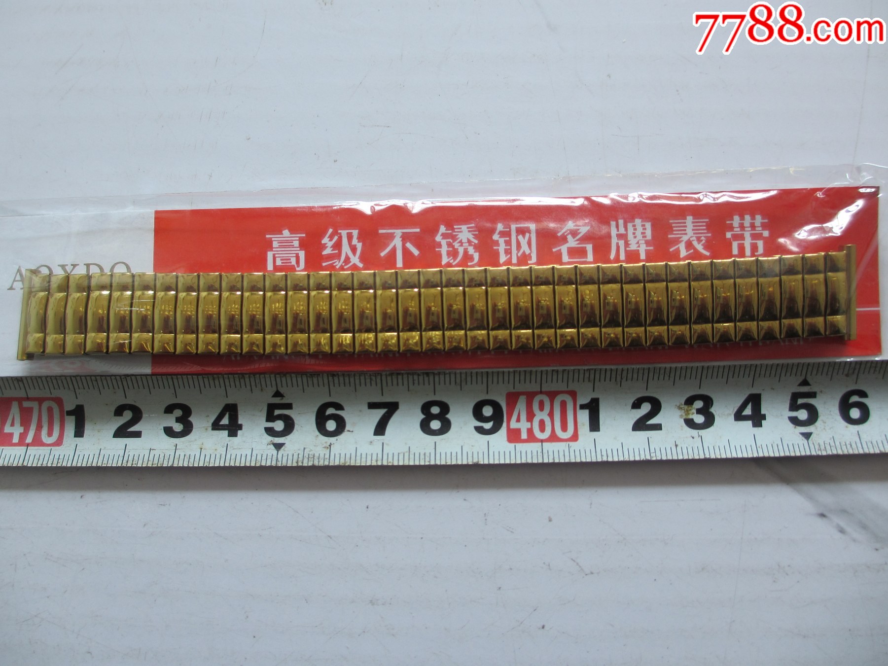 全新！库存！双面镀金【高级不锈钢AOXDO名牌】弹簧老表带【18MM】！【4】-价格:25元-se93592730-表带/表链-零售-7788收藏__收藏热线