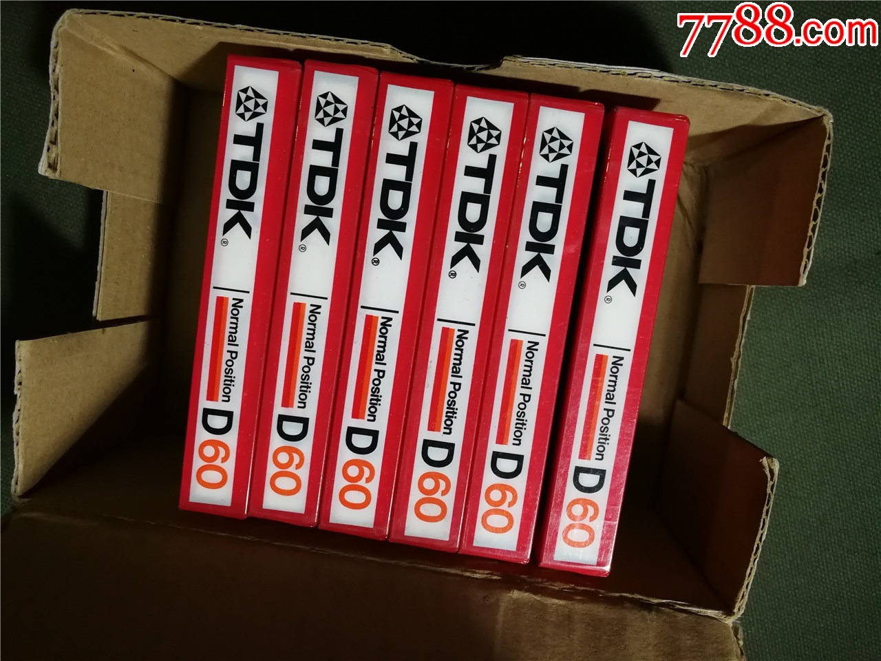 TDK-D60，日本产，全新没拆的，六盒合售（附外纸盒）_磁带/卡带_金色梦幻磁带店【7788收藏__收藏热线】