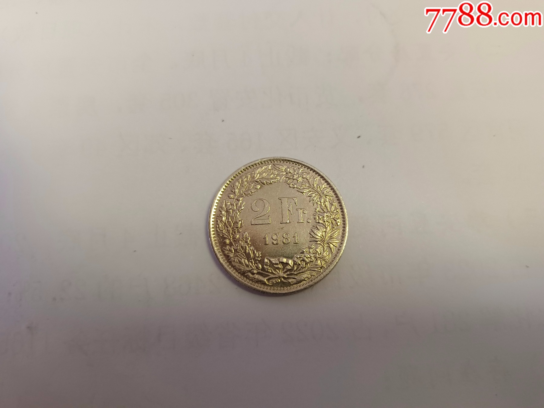 1981年瑞士2法郎-价格:30元-se93928680-外国钱币-零售-7788收藏__收藏热线