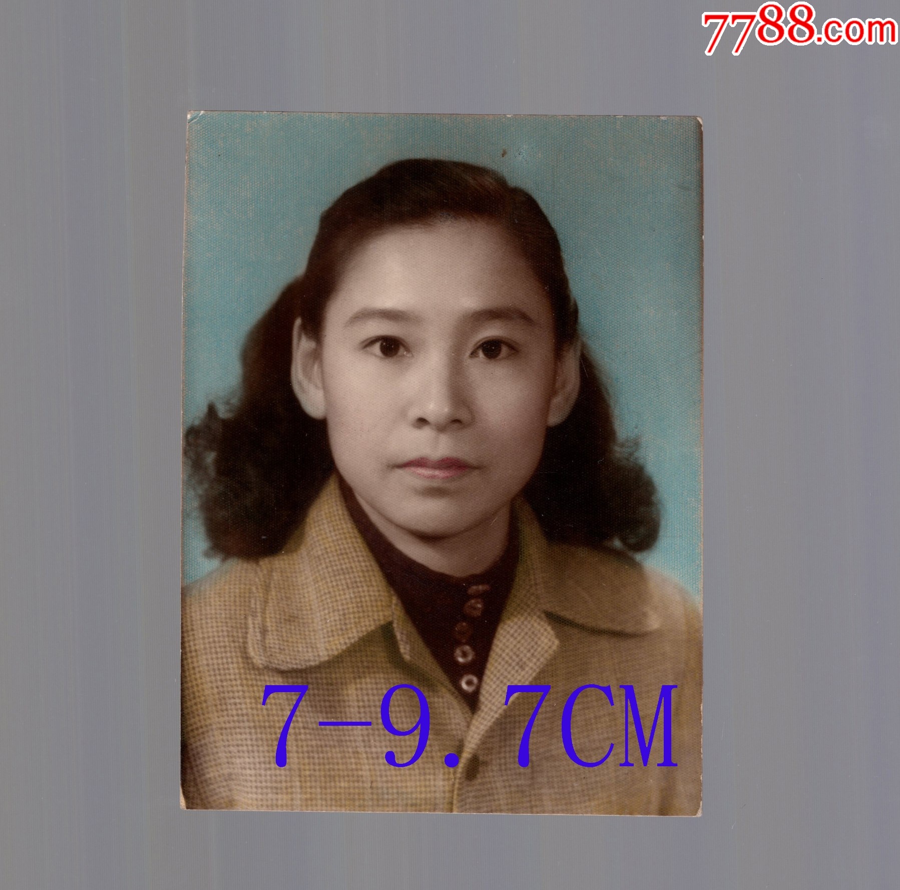 新中国早期美女老照片一件7-9.7CM_老照片_艺芸阁【7788收藏__收藏热线】