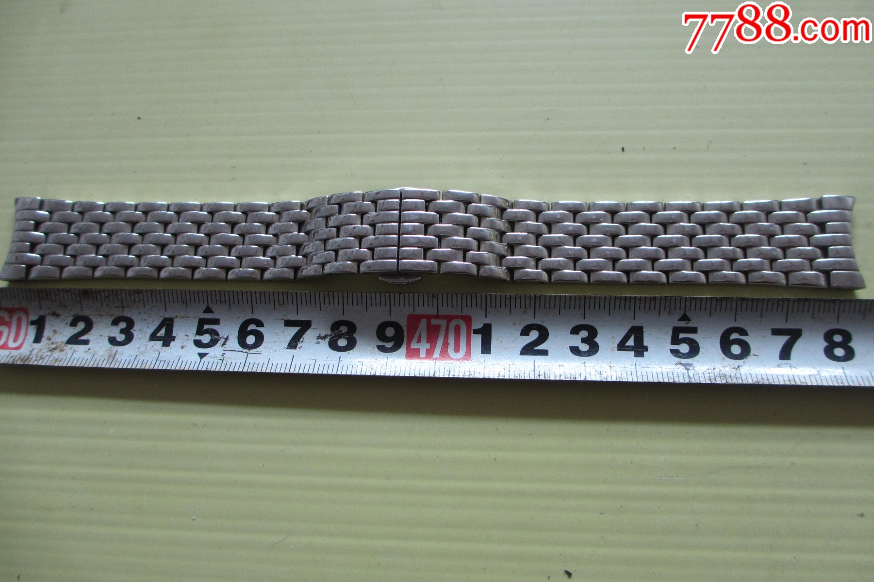 全新！高级七散珠【20MM】不锈钢手表带！【适用于粗手腕】【6】【净总长18M】-价格:58元-se93957554-表带/表链-零售-7788收藏__收藏热线