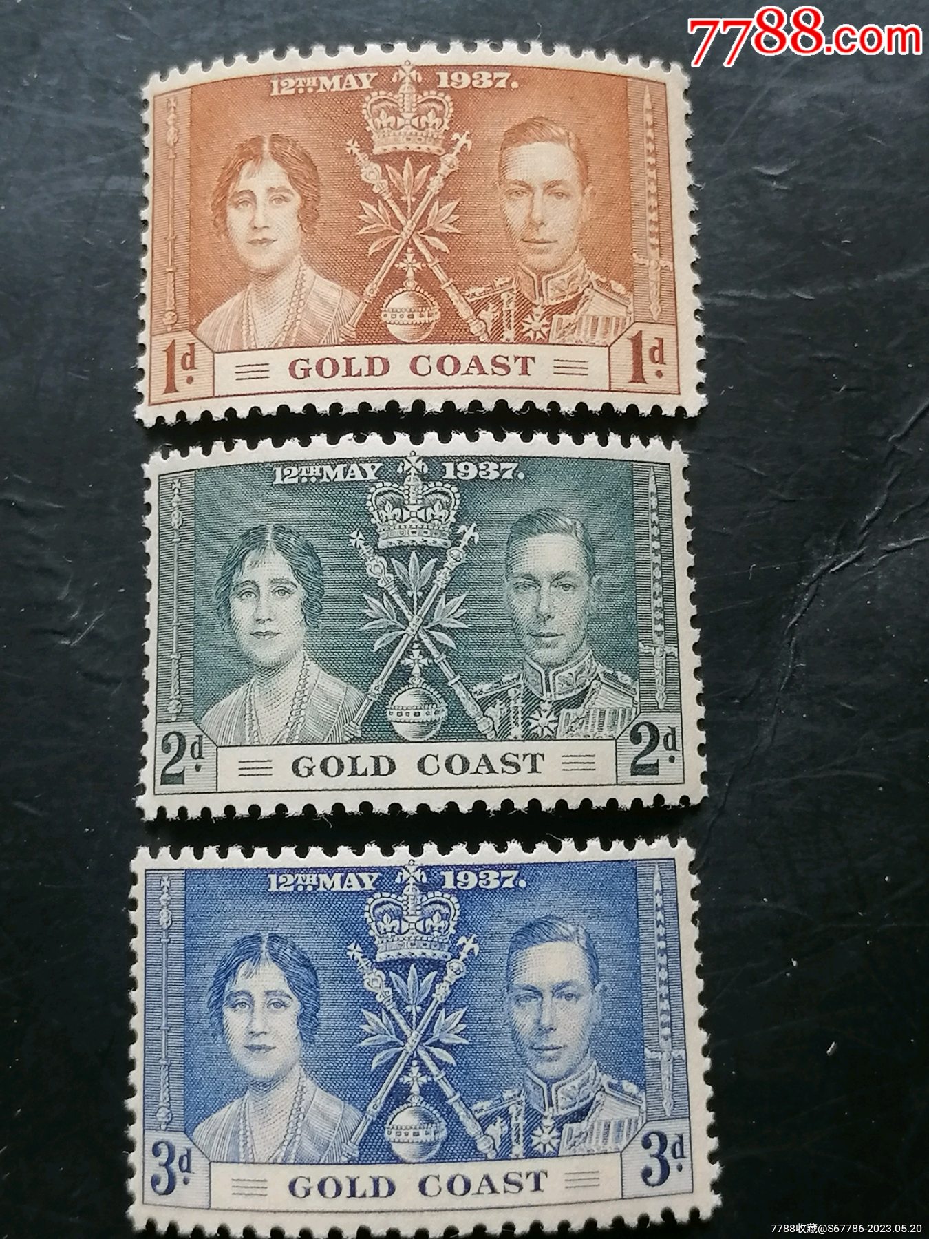 1937年英属澳大利亚乔治六世国王加冕一套_大洋洲邮票_图片收藏_回收价格_7788音像