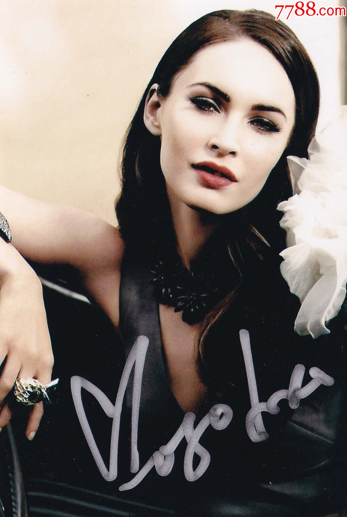 正品-正版影星梅根·福克斯亲笔签名照-送礼佳品生日礼物珍藏-价格:65元-se94034203-明星签名-零售-7788收藏__收藏热线