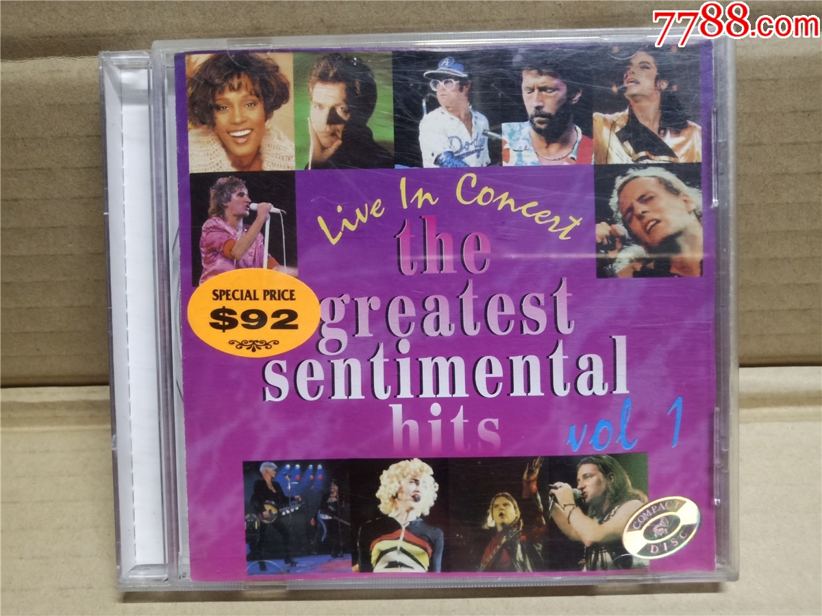 THE－GREATEST－SENTIMENTAL－HITS－VOL.1-价格:10元-se94563212-音乐CD-零售-7788收藏__收藏热线