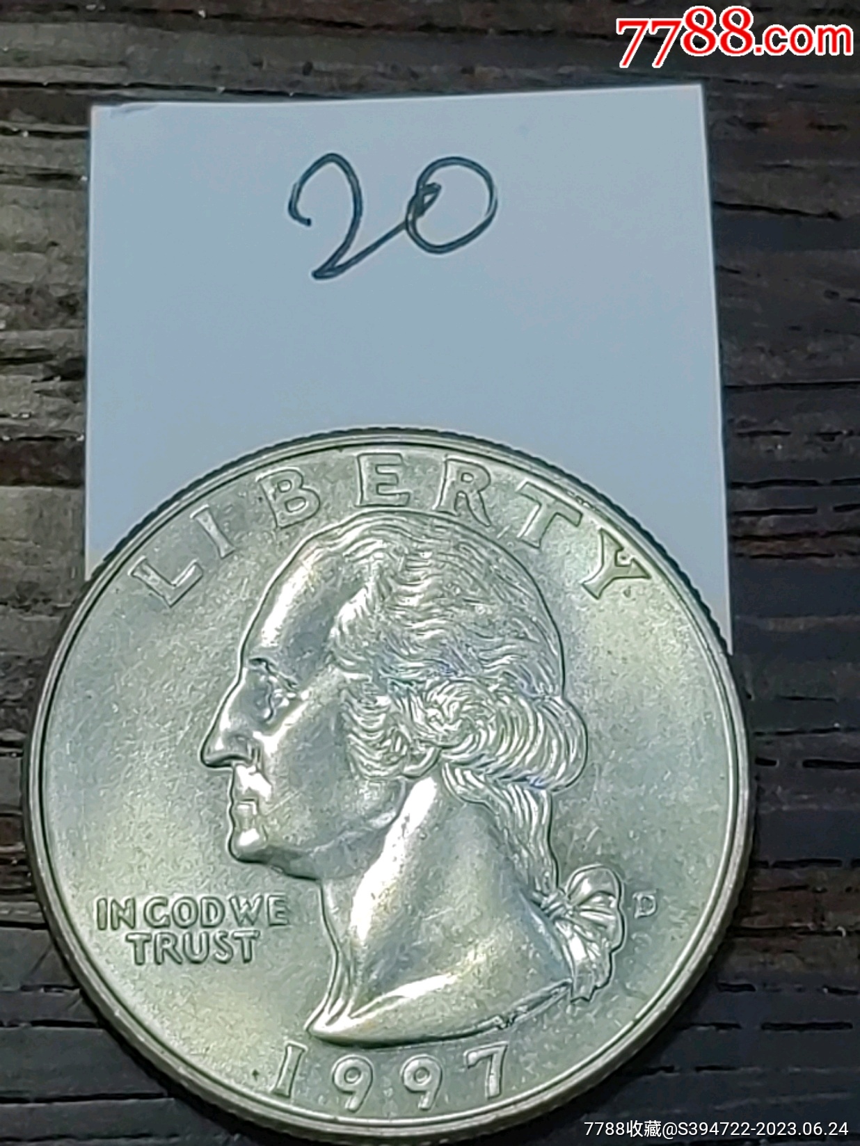 1997年25美分1枚-价格:5元-se94675494-外国钱币-零售-7788收藏__收藏热线