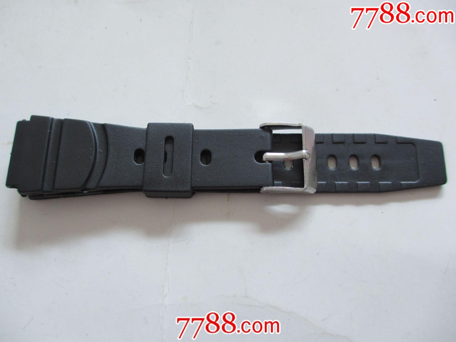 新进货！全新！防水\防汗！黑色【橡胶\20MM】男士皮表带一条！【2】_表带/表链_图片价格_收藏鉴定_7788钱币网