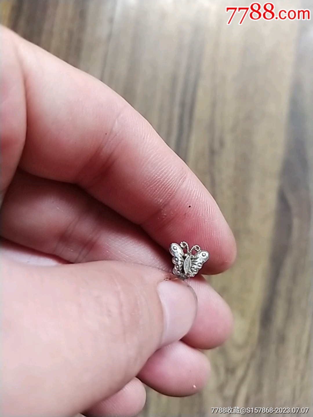 S925蝴蝶耳钉_耳钉/耳环_图片欣赏_收藏价值_7788画册网