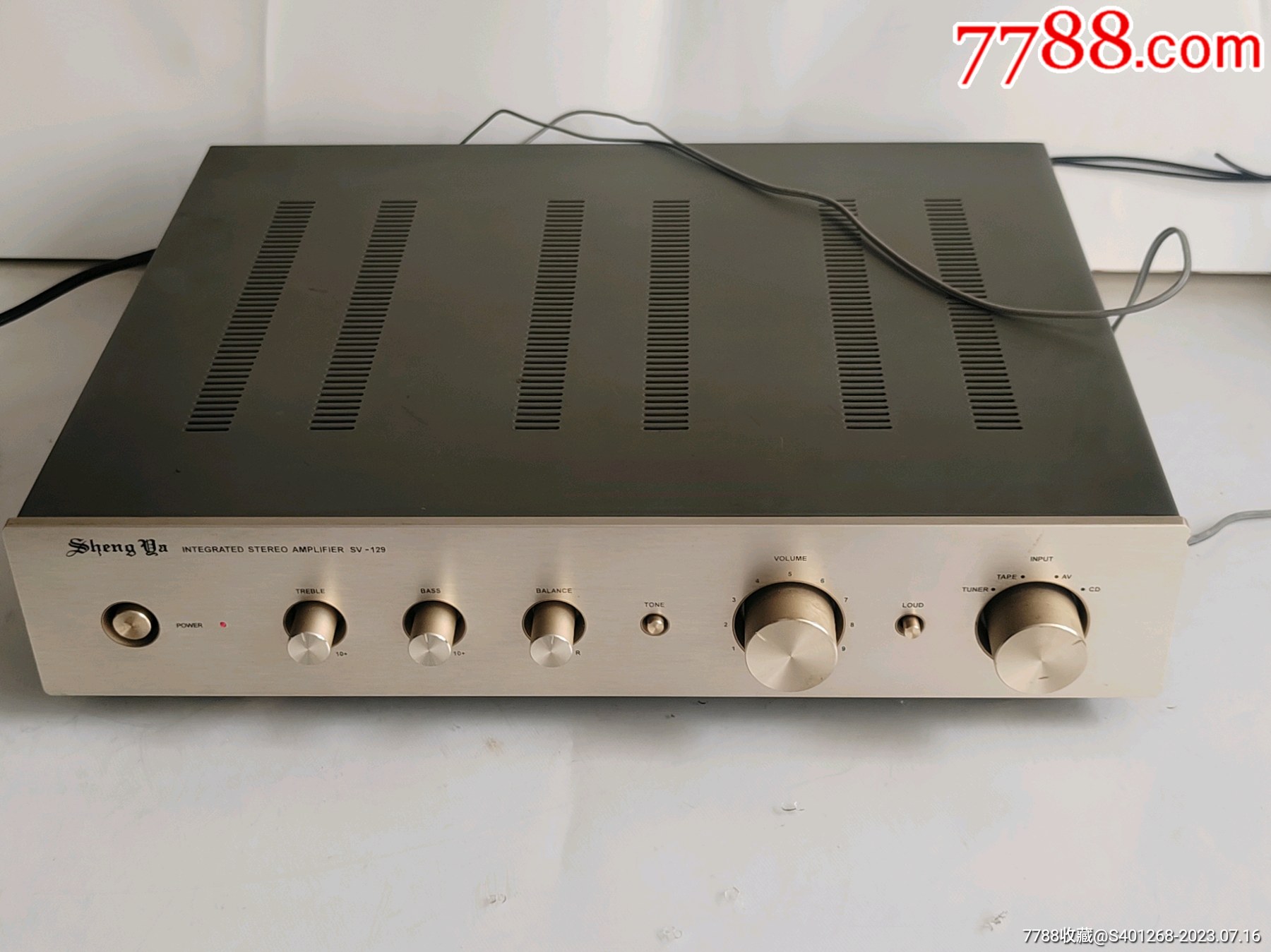 声雅SV一129纯音乐功放。两声道。200w原装环牛，输出功率50w+50w。整-价格:398元-se95071214-功放机-零售-7788 ...