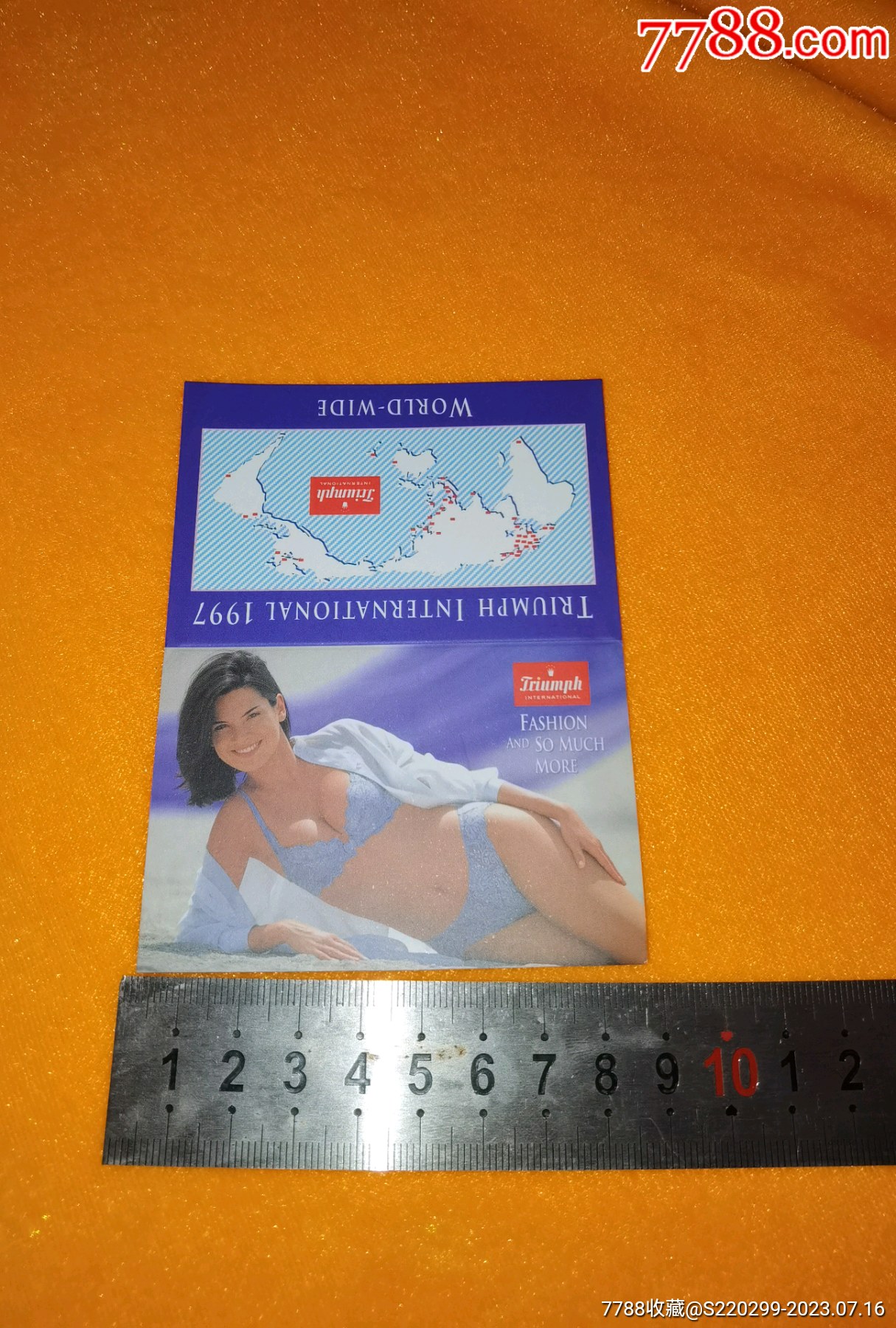 【老年历卡/1997】《黛安芬/Triumph》（著名德国品牌）-价格:20元-se95077247-年历卡/片-零售-7788收藏__收藏热线