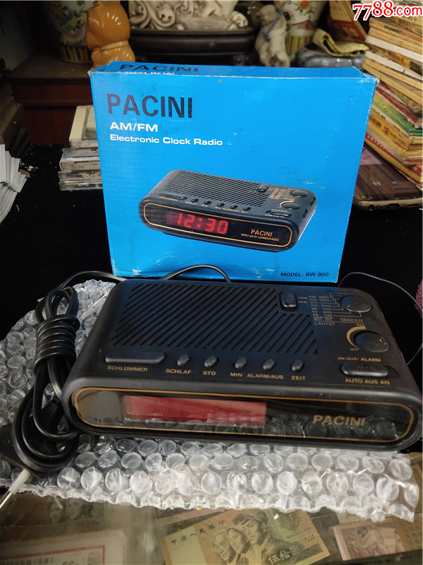 PACINI数码显示钟控收音机（RW-900）库存未使用状态-价格:50元-se95185362-收音机-零售-7788收藏__收藏热线