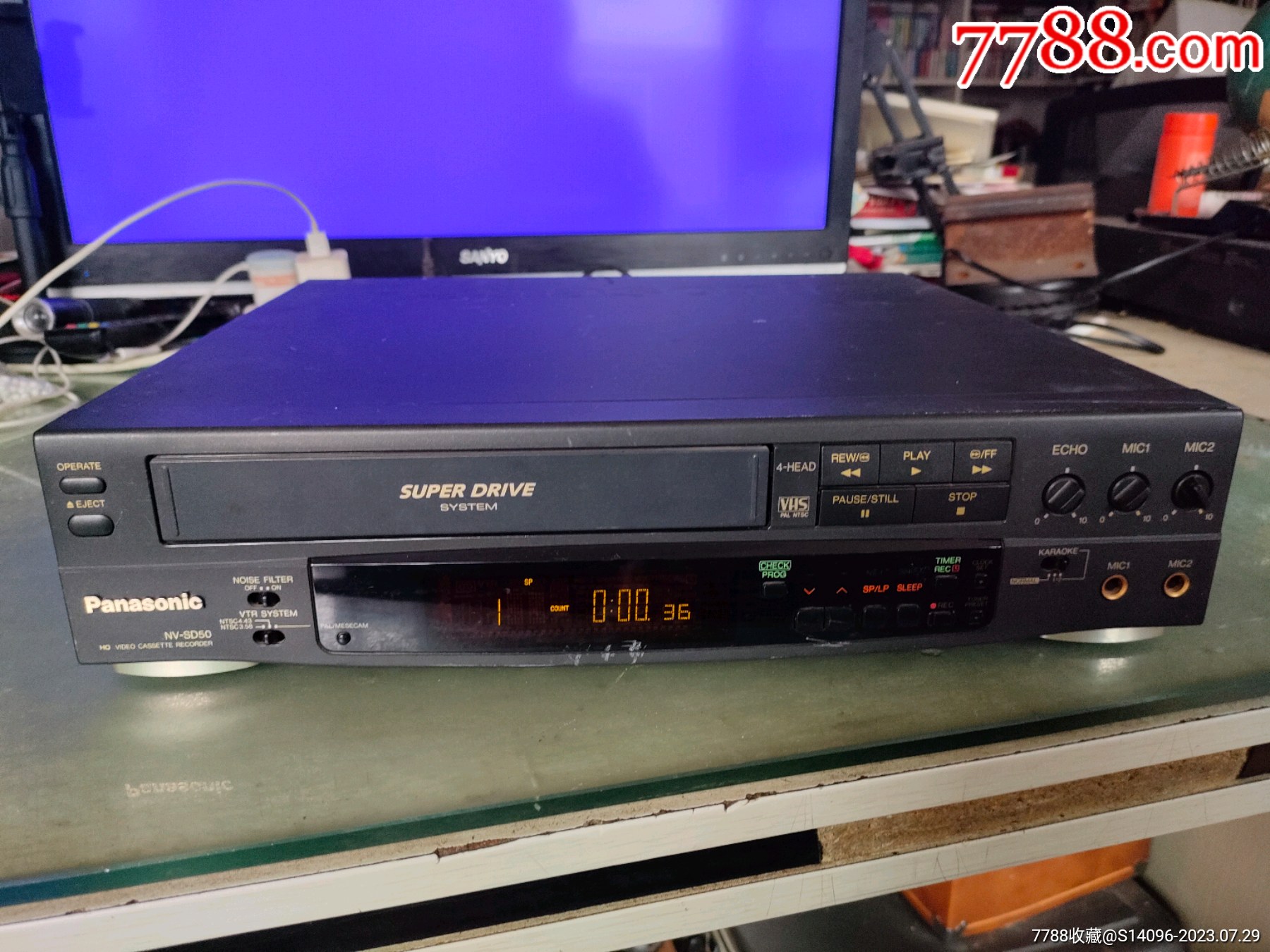 松下NV-SD50录像机，正常播放_录像机/影碟机_记忆收藏【7788收藏__收藏热线】