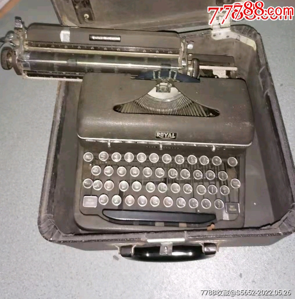 ROYAL古董机械打字机（坏机）_打字机_诚信旧书行【7788收藏__收藏热线】