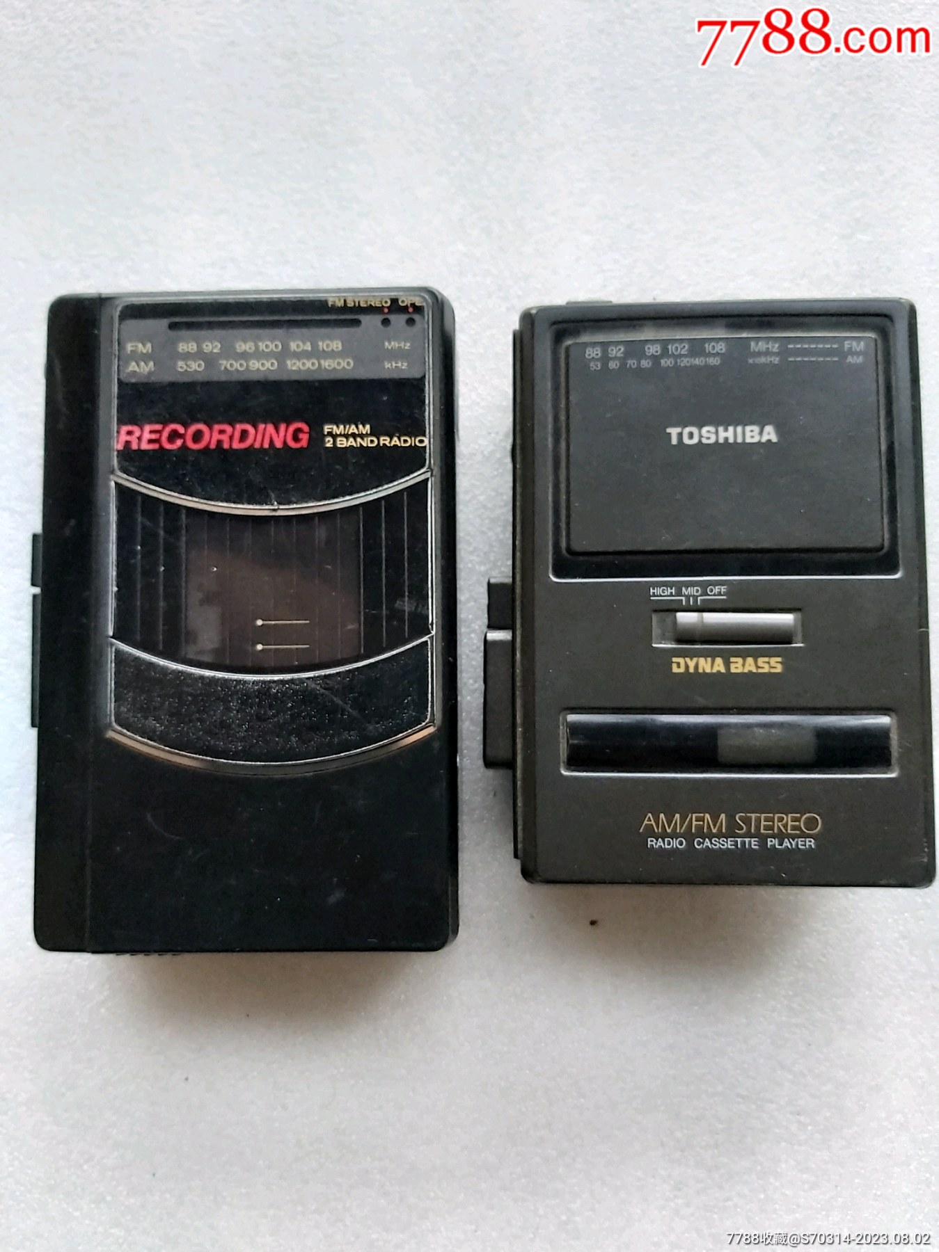 日立东芝磁带机随身听两台-随身听/mp3-7788商城__七七八八商品交易平台(7788.com)