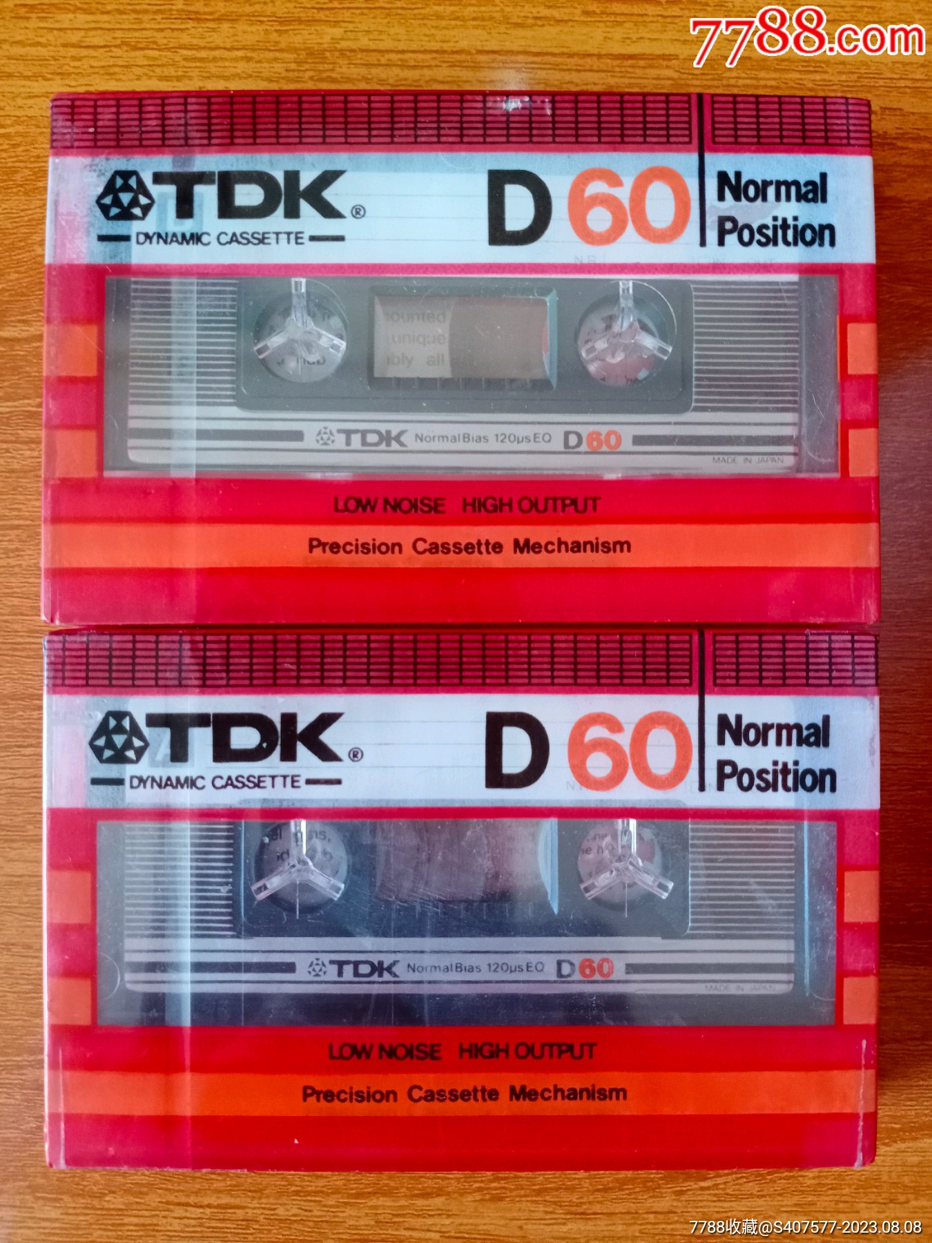 TDK空白磁带两盒（全新未拆封）_磁带/卡带_徐氏收藏品【7788收藏__收藏热线】