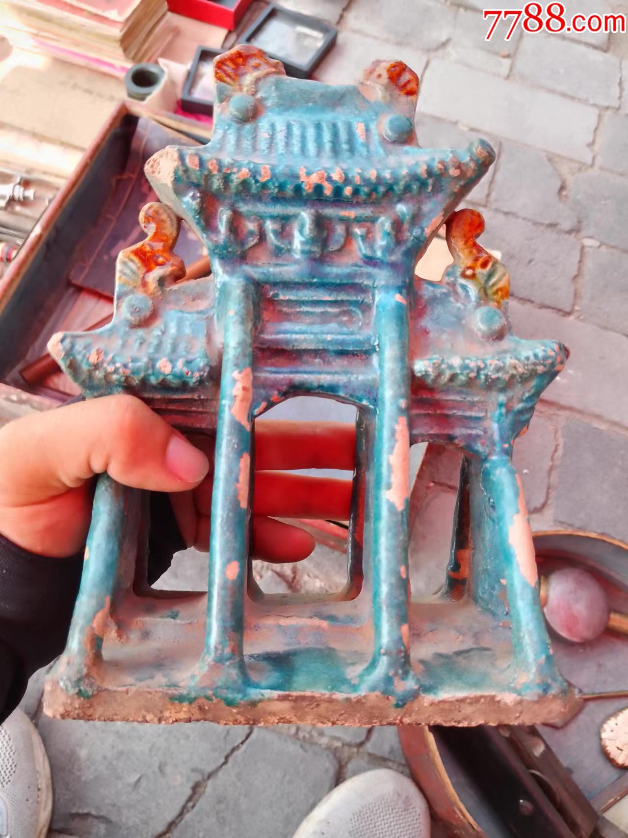 明代法华彩牌坊楼-价格:3333元-se95506375-蓝釉瓷-零售-7788收藏__收藏热线