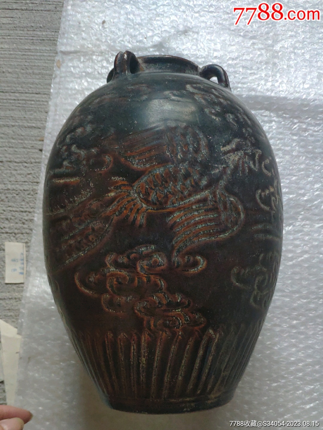 明永乐凤凰牡丹四系罐-价格:48888元-se95634989-酱釉瓷/紫金釉-零售-7788收藏__收藏热线