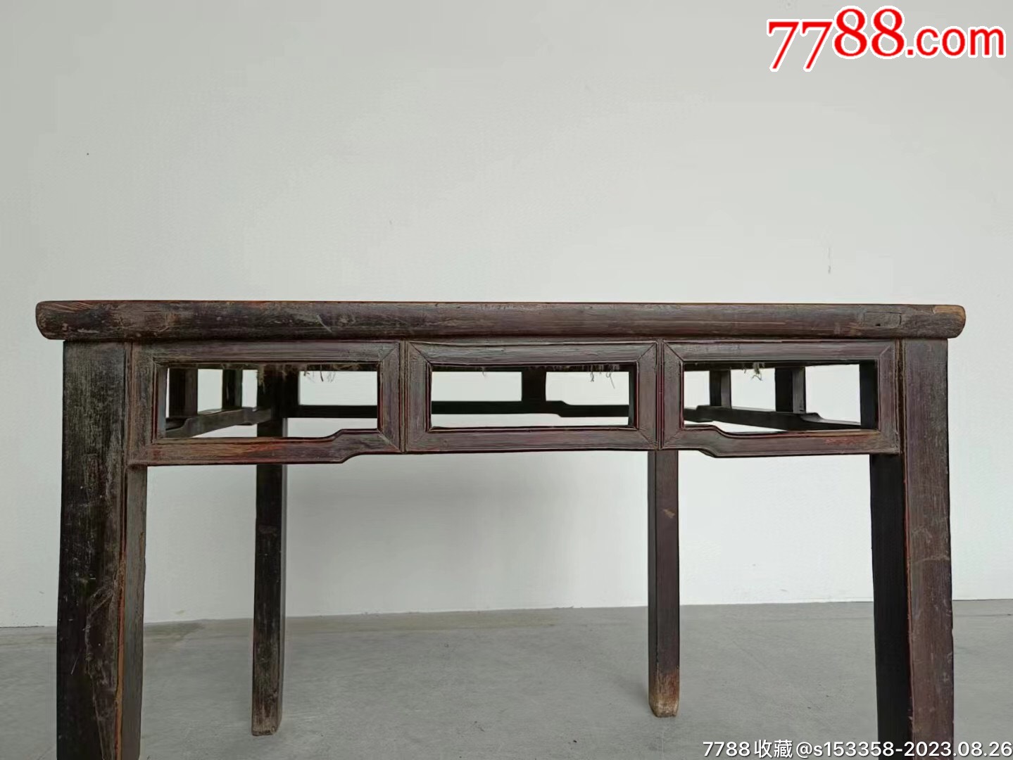 清早期:[柞木]方台:下披麻灰:-价格:5300元-se95831870-木桌/几/案-零售-7788收藏__收藏热线