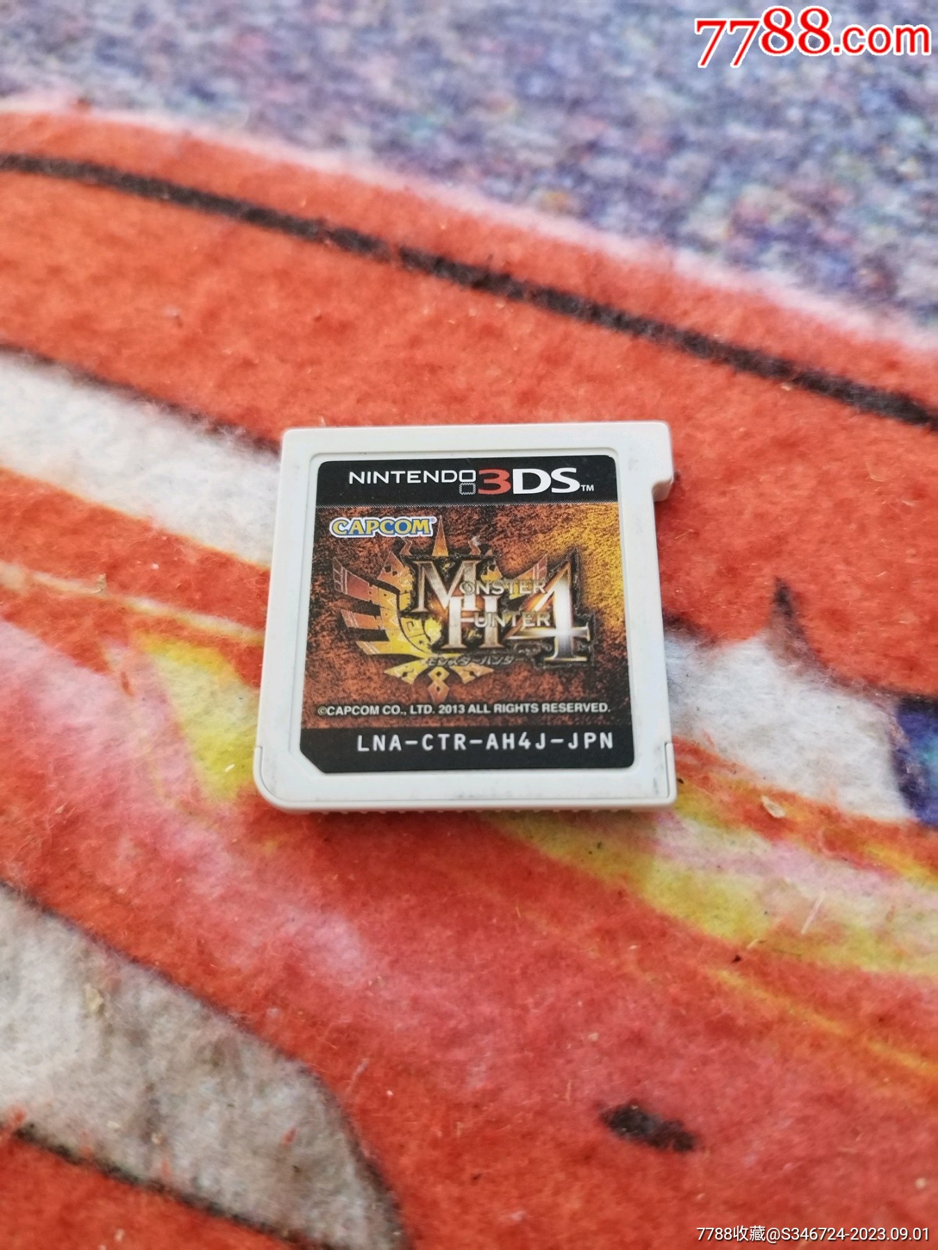 3DS游戏-怪物猎人4_PSP/游戏机_黑鹰旧货店【7788收藏__收藏热线】