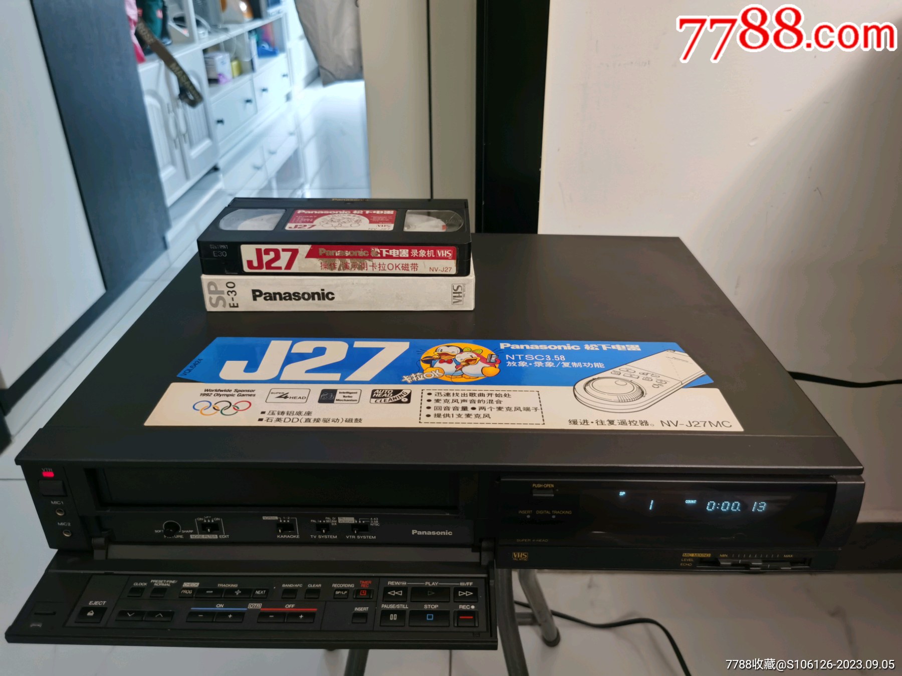 原品松下J27录像机-价格:120元-se96025674-录像机/影碟机-零售-7788收藏__收藏热线