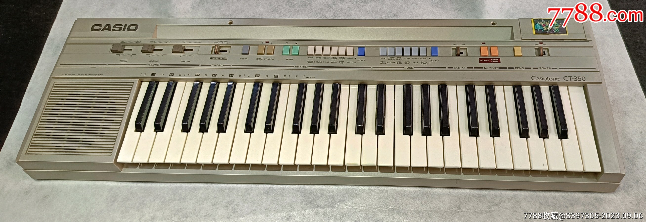 电子琴05号CASIO卡西欧CT-350八成新正面都挺好只是反面有些-价格:280元-se96031312-电子琴-零售-7788收藏__收藏热线