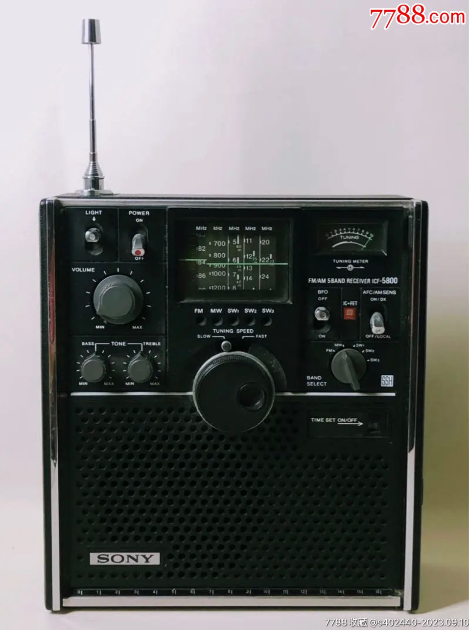 索尼ICF-5800（1973）-价格:850元-se96114063-收音机-零售-7788收藏__收藏热线