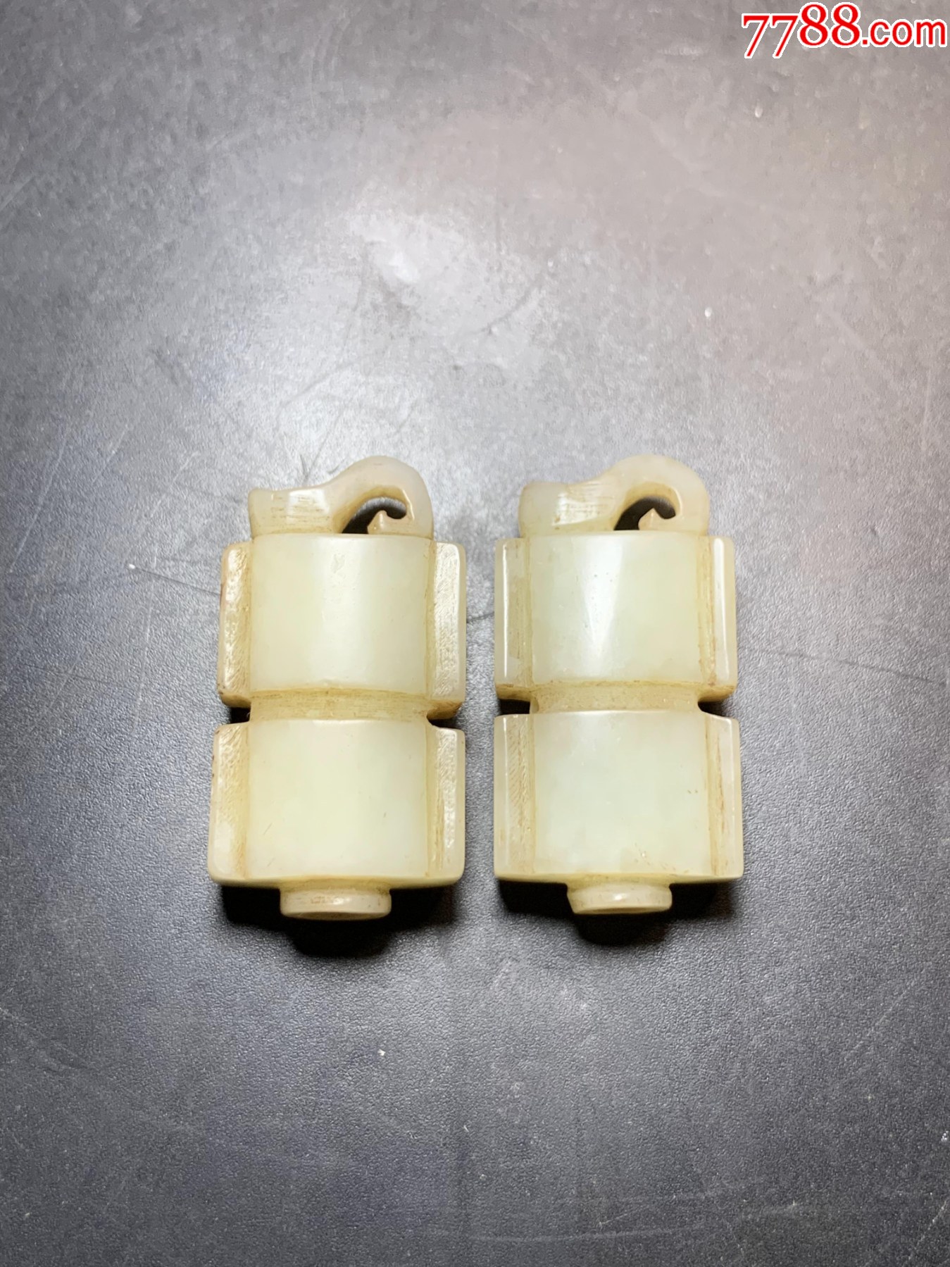 特价！和田玉司南佩一对L104_和田玉_仙林湖畔【7788收藏__收藏热线】