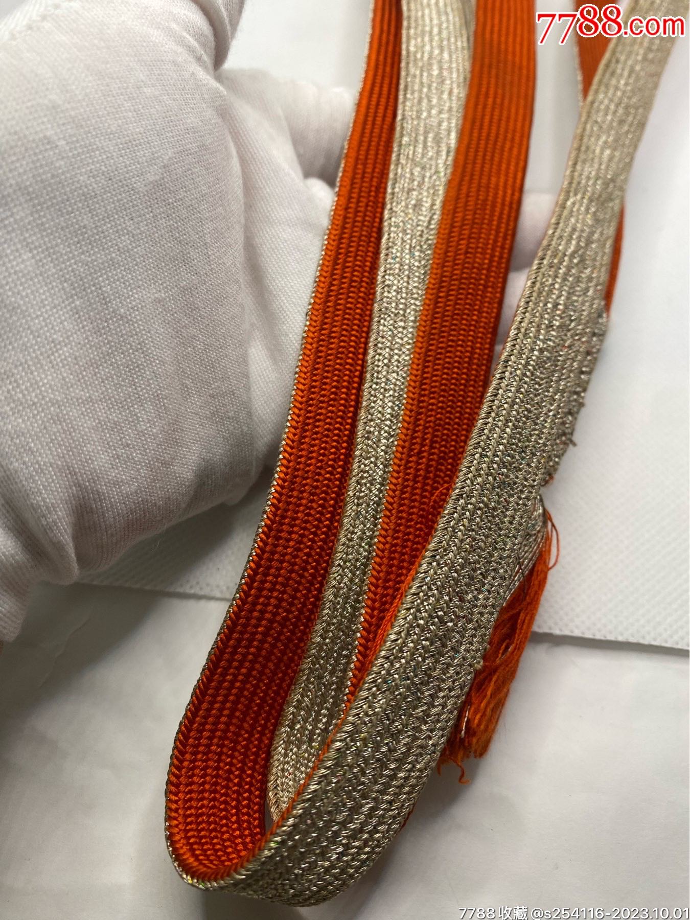 YF387日本TAKASHIMAYA高岛屋馑制纯真丝100%腰带带绳宽14mm长_腰链/腰带_日本生活杂货【7788收藏__收藏热线】