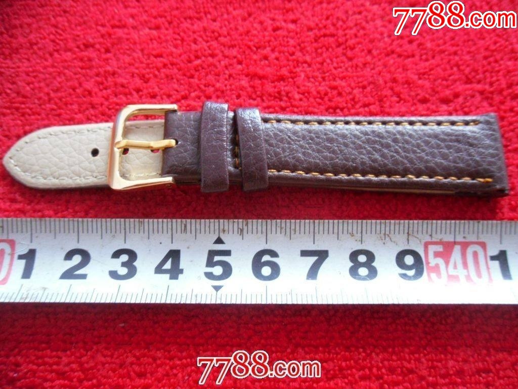 全新！新进货【18\MM.棕色.金扣】男士古董皮表带！【配18MM表用】【二】-价格:5元-se96658977-表带/表链-零售-7788收藏__收藏热线