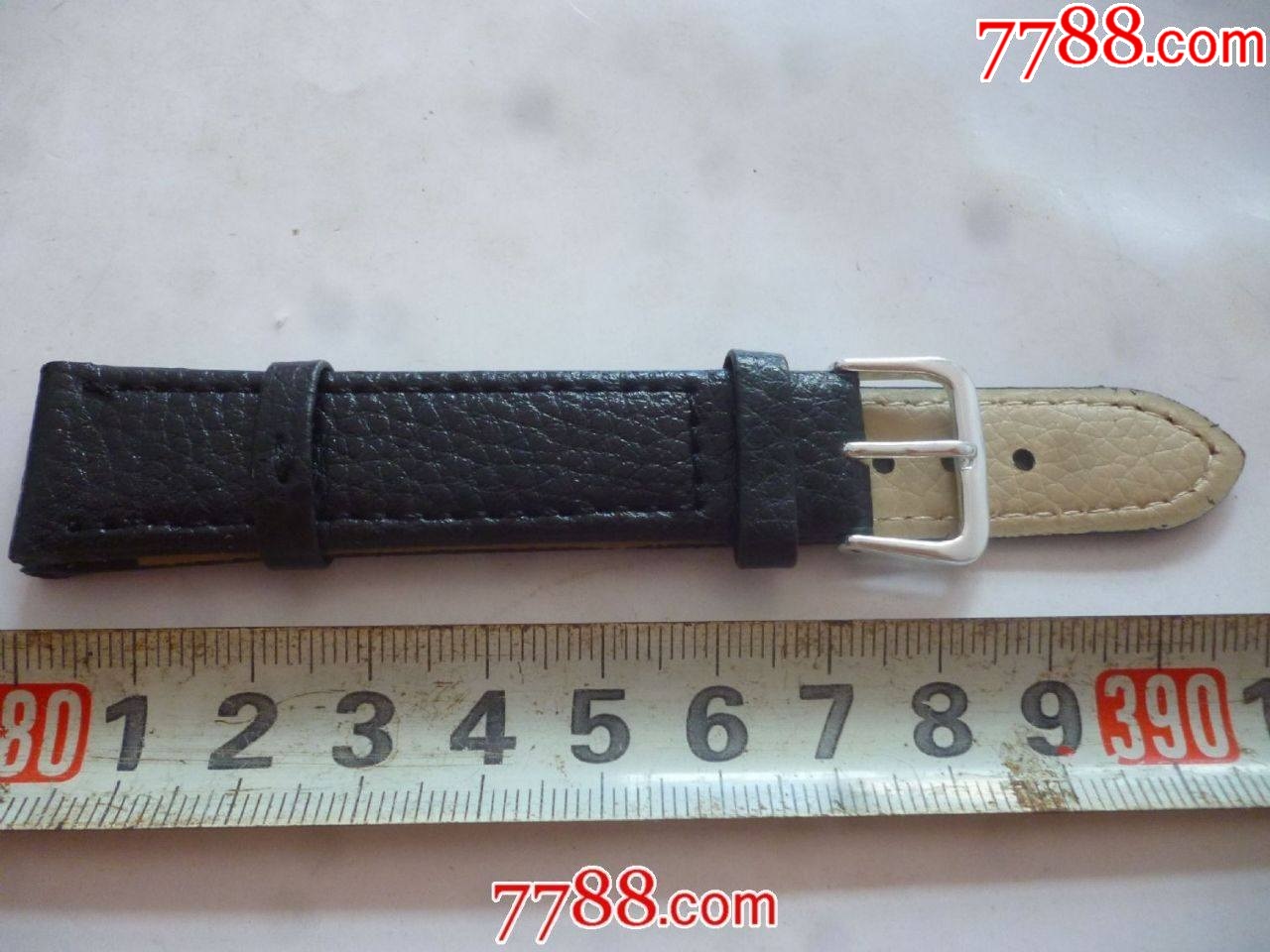 全新！新进货！黑色\银针扣【18MM】男士皮表带！【二】-价格:5元-se96658985-表带/表链-零售-7788收藏__收藏热线