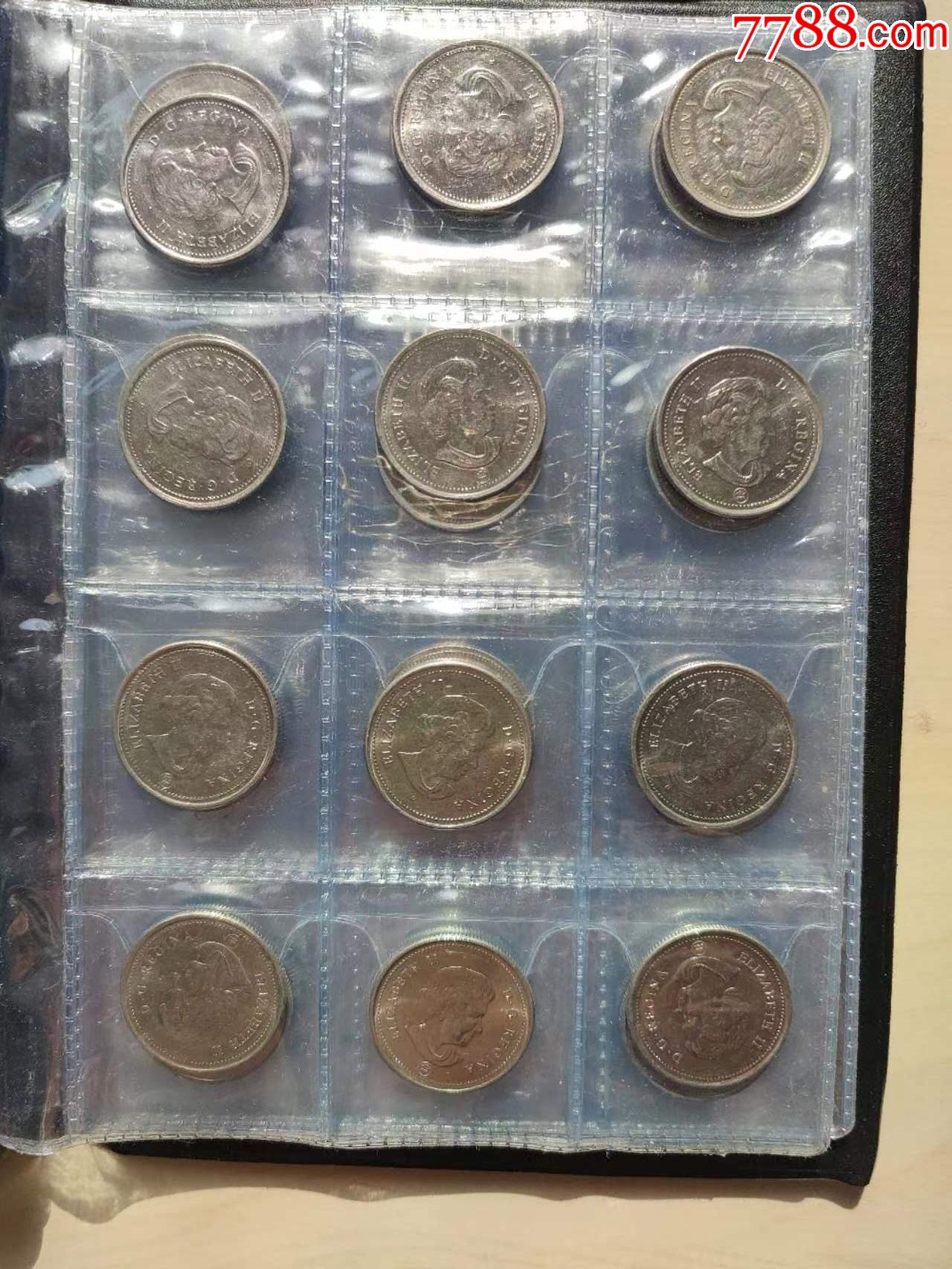 加拿大25分（02）_外国钱币_图片价格_收藏鉴定_7788钱币网