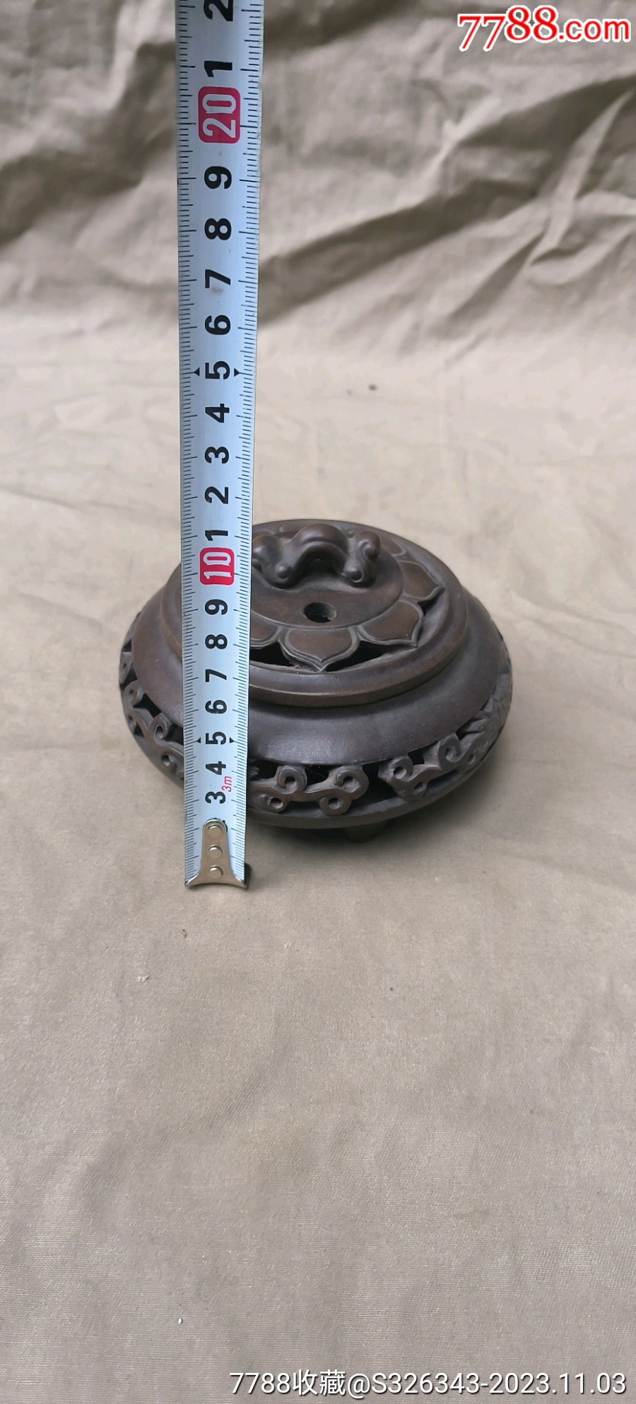 精品老紫砂檀香炉一个_其他紫砂_诚信经营信用第一【7788收藏__收藏热线】