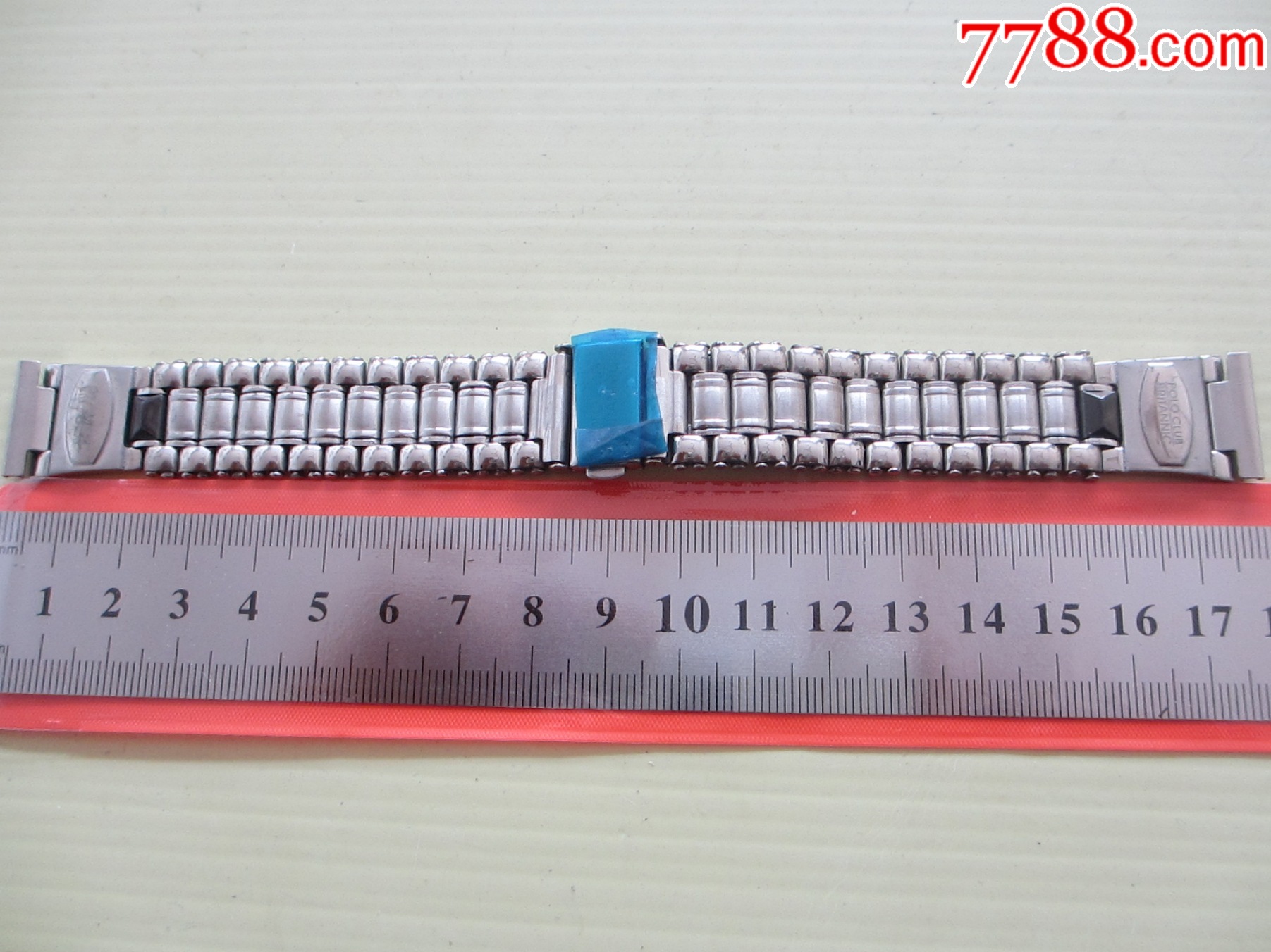 【全新未用过的】外国制造三铢【BRITANNIC\18MM】男士古董老表带一条！-表带/表链-7788字画网