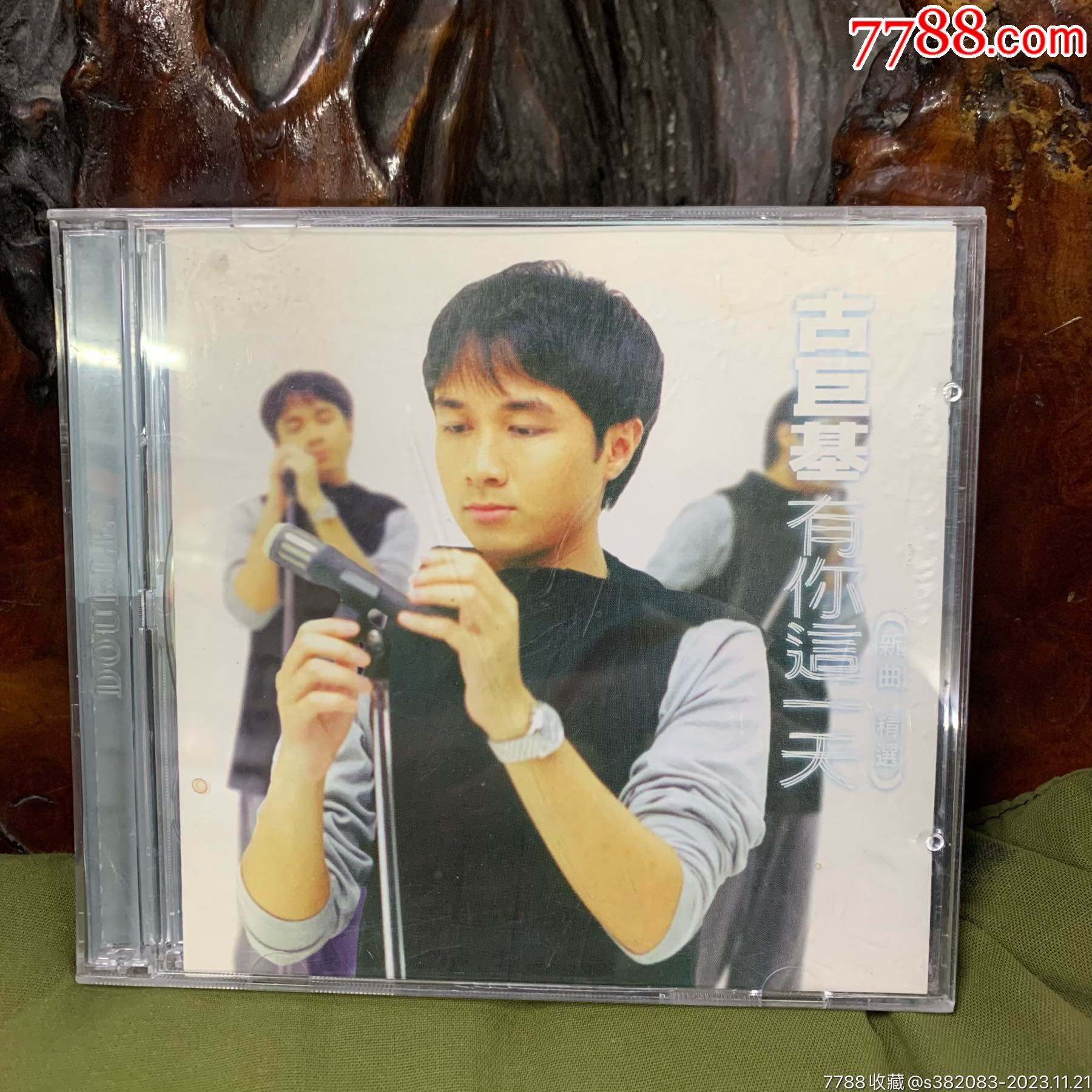 CD.港版，双碟装/1CD+1VCD,古巨基，新曲+精选，有你这一天，碟片94新_音乐CD_收售各类碟片【7788收藏__收藏热线】